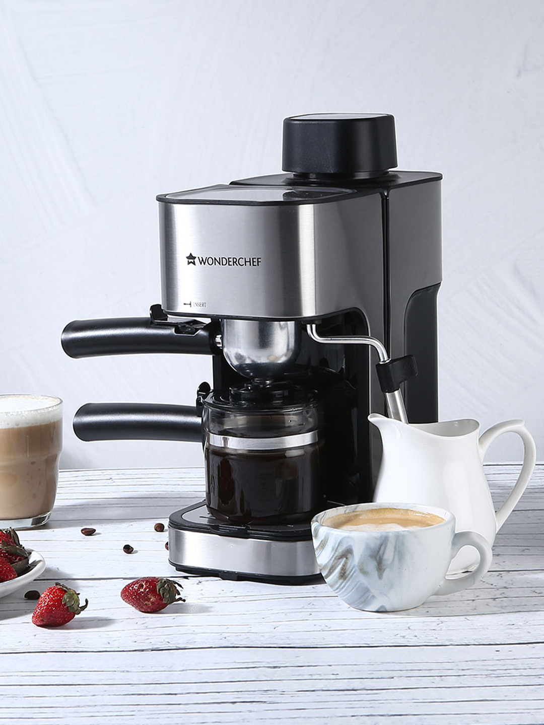 Buy Wonderchef Black Regalia Espresso Coffee Maker 5 Bar 800 W ...