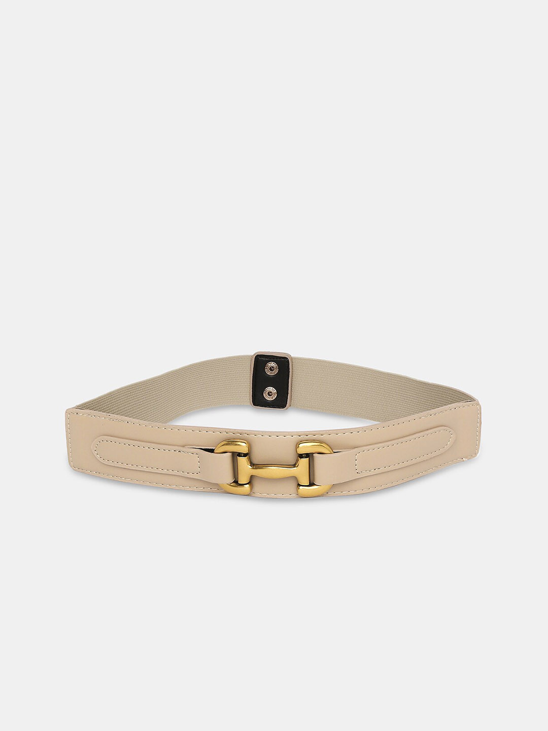 Buy 20Dresses Women Beige Solid Buckled Casual Belt - Belts for Women ...