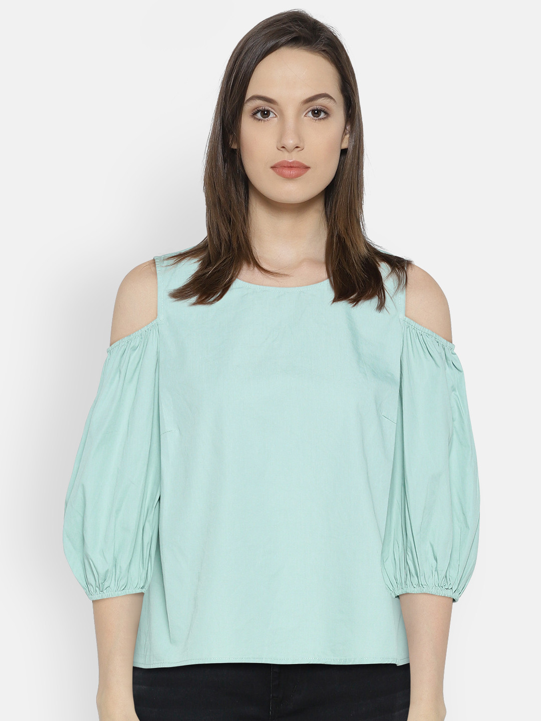 Buy Vero Moda Women Green Solid Top - Tops for Women 1931958 | Myntra