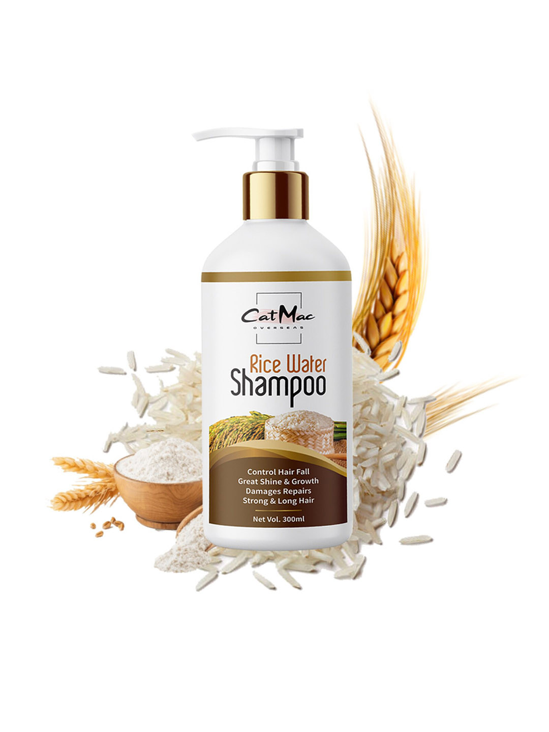 Buy CatMac Rice Water Hair Shampoo 300ml - Shampoo for Unisex 19322274 ...
