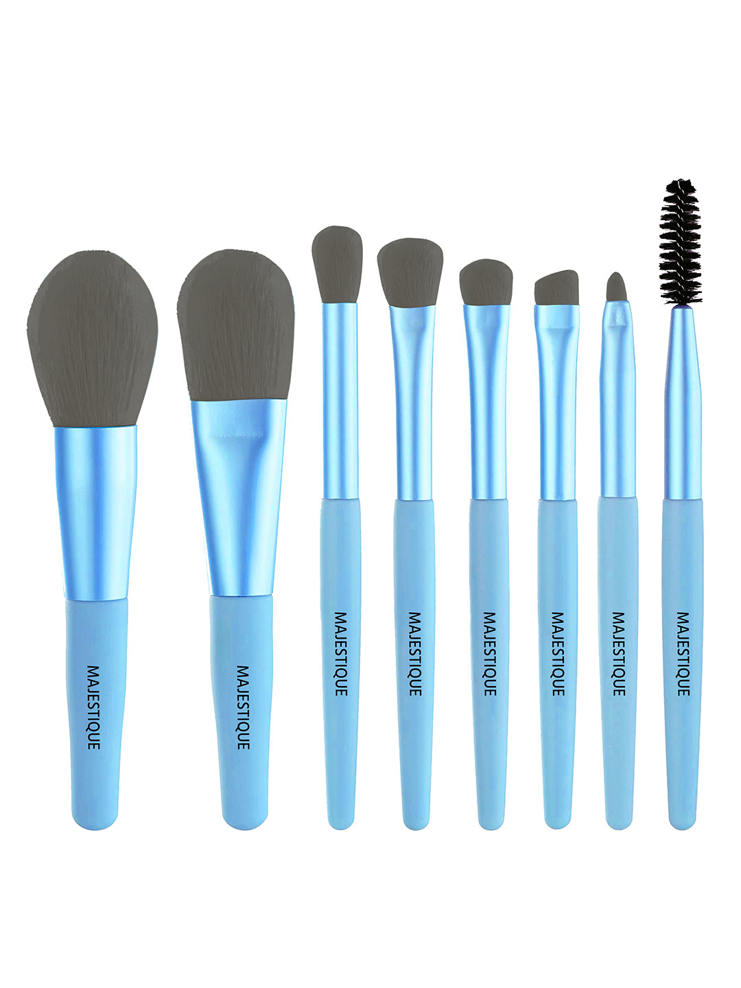 Buy MAJESTIQUE Set Of 8 Eyes And Lips Full Beautifier Makeup Brushes ...