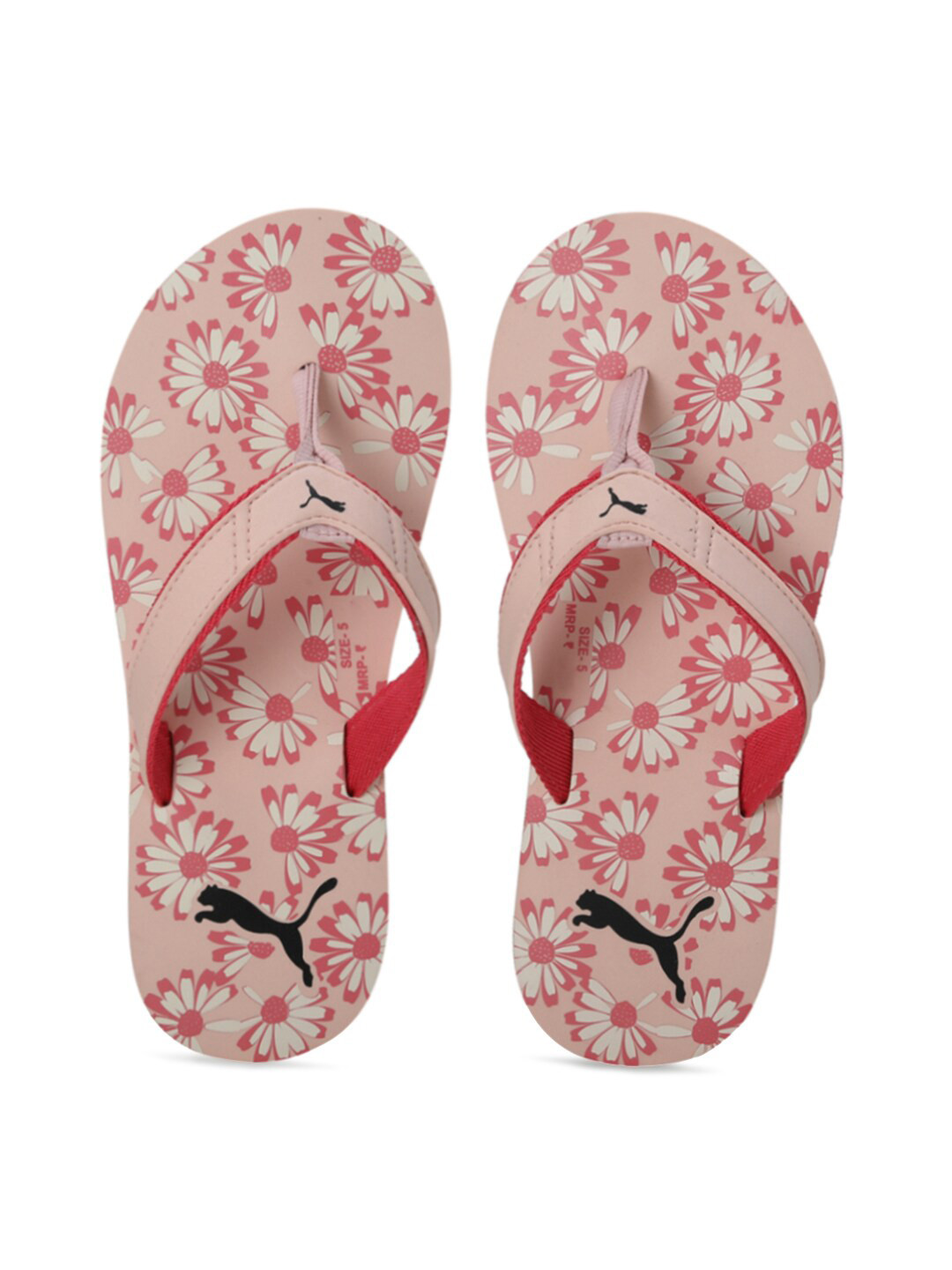 Buy Puma Women Coral Printed Flurry Thong Flip Flops - Flip Flops for ...