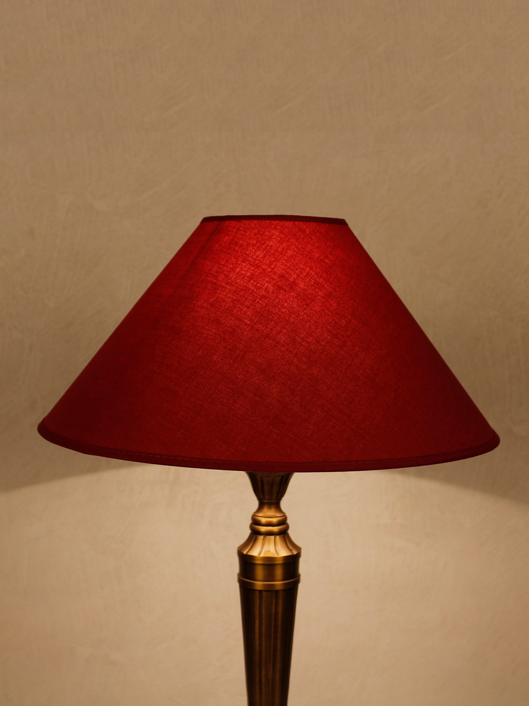 Buy THE LIGHT STORE Red Table Top Lamp Shade - Table Lamps for Unisex ...