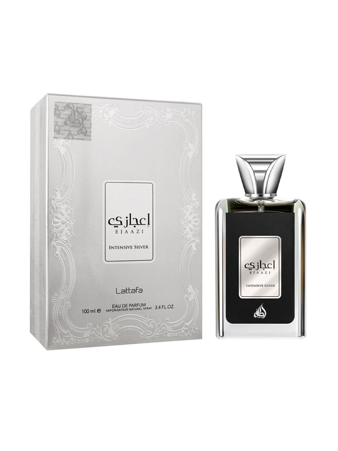 Buy Lattafa EJAAZI INTENSIVE SILVER Eau De Perfume,100ML - Perfume for ...