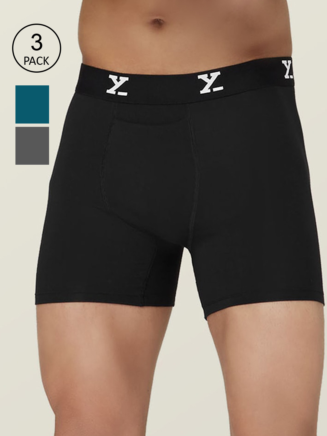 Buy XYXX Men Pack Of 3 Solid Boxers Style Briefs - Briefs for Men ...