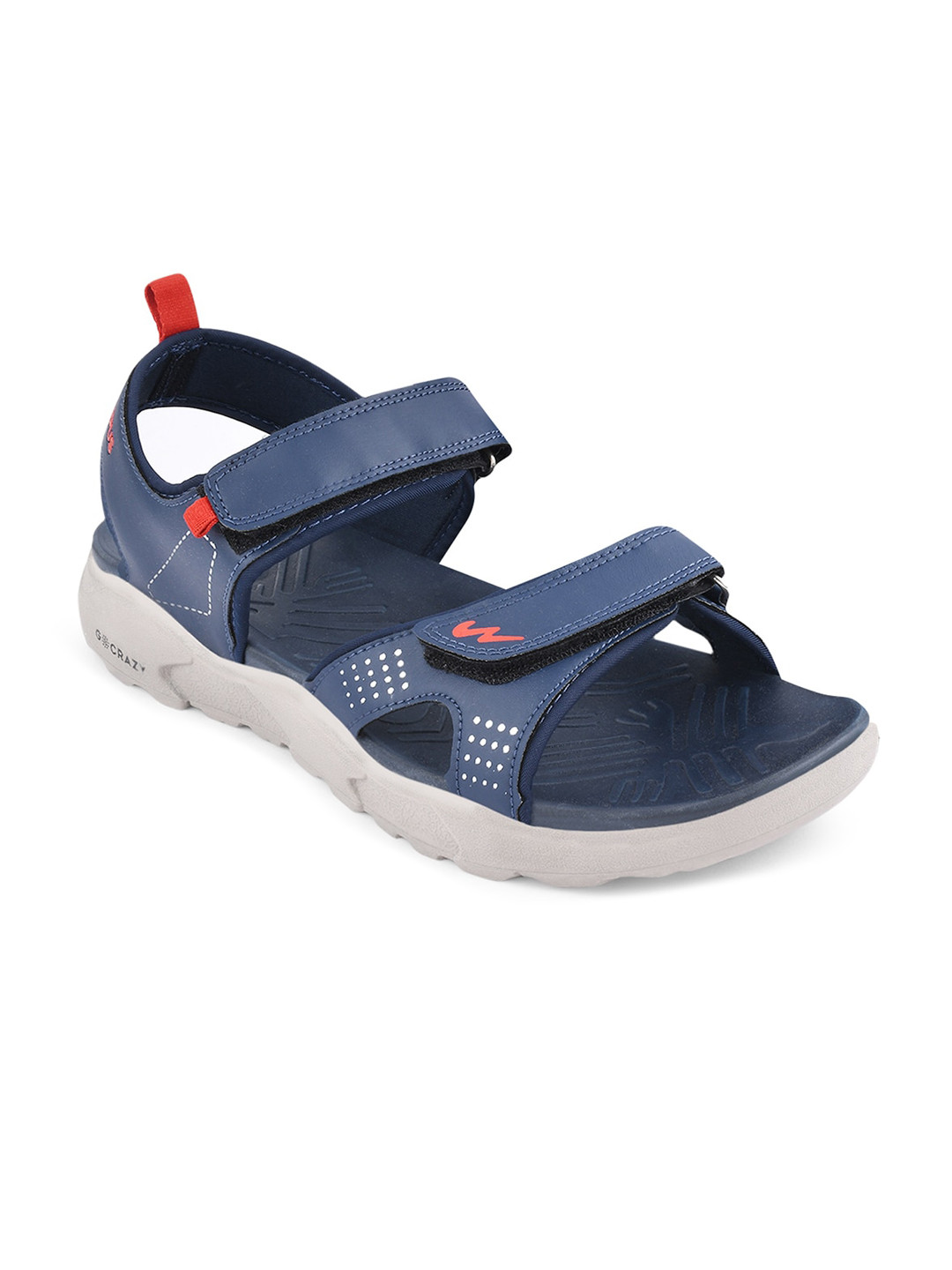 Buy Campus Men Navy Blue Solid Sports Sandals - Sandals for Men ...
