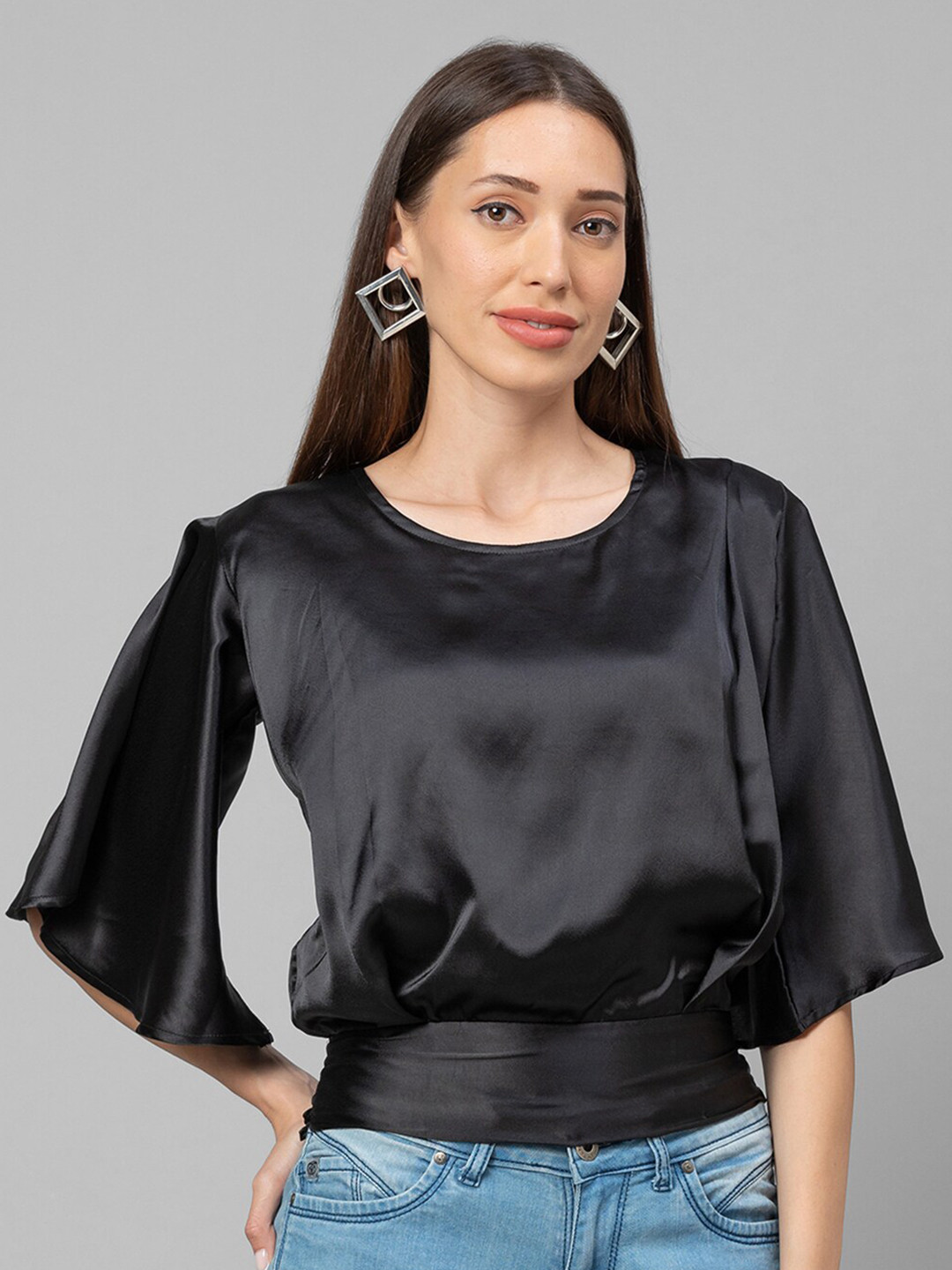 Buy Globus Black Blouson Top - Tops for Women 19386786 | Myntra