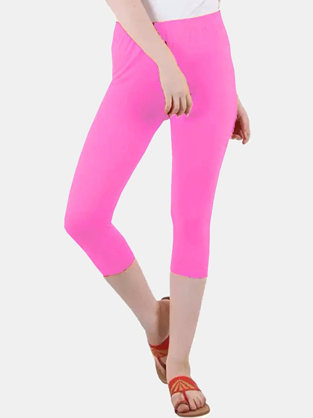 Buy FRENCH KLEIDER Girls Low Rise Pure Cotton Capris - Capris for Girls ...