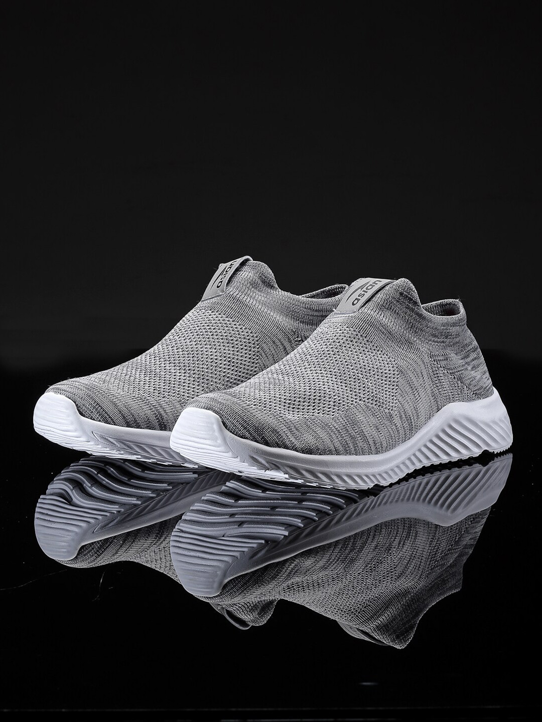Buy ASIAN Men Grey Mesh Moonwalk 01 Running Non Marking Sports Shoes ...