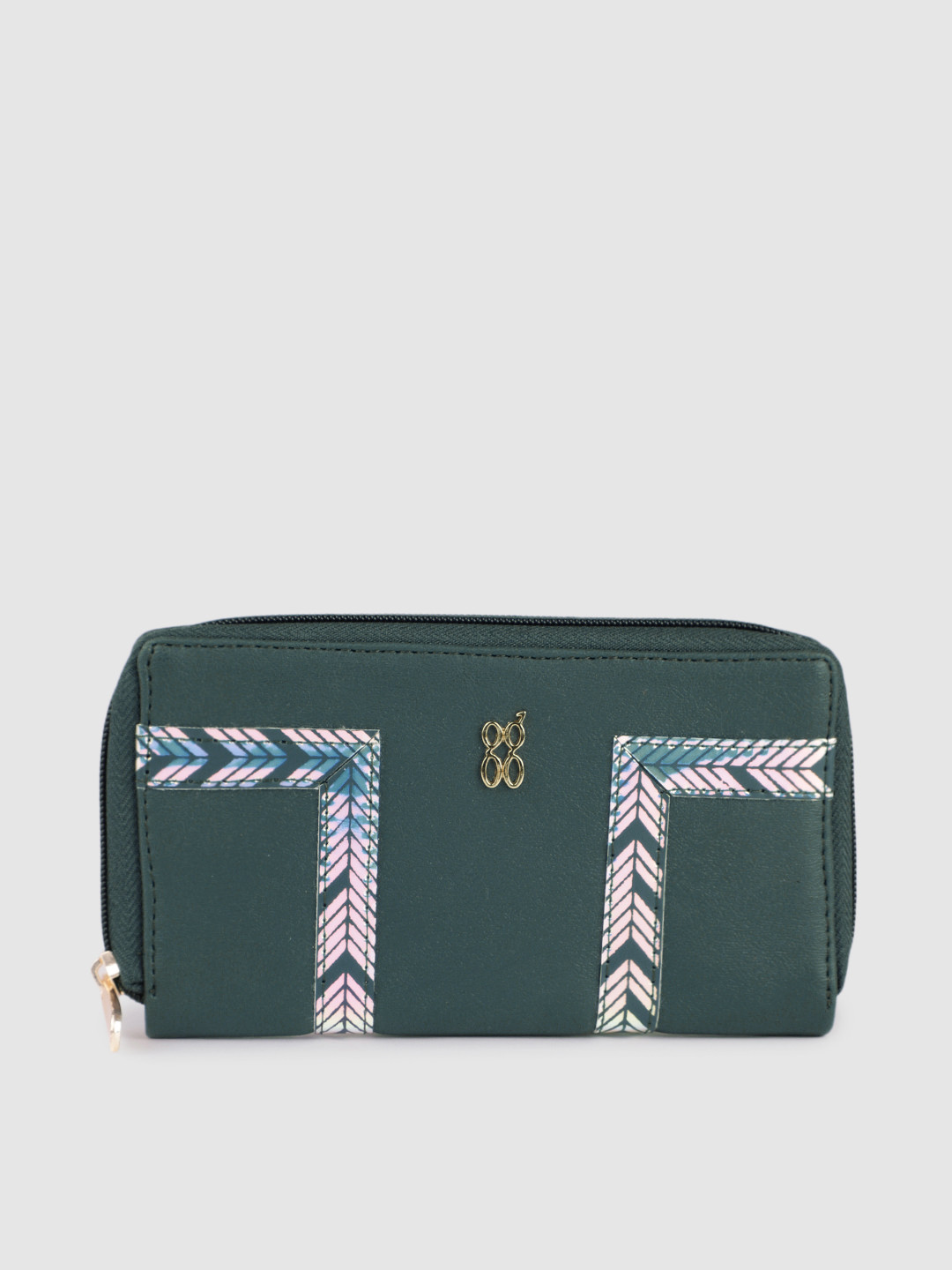 Buy Baggit Women Blue Reflective Print Zip Around Wallet - Wallets for ...