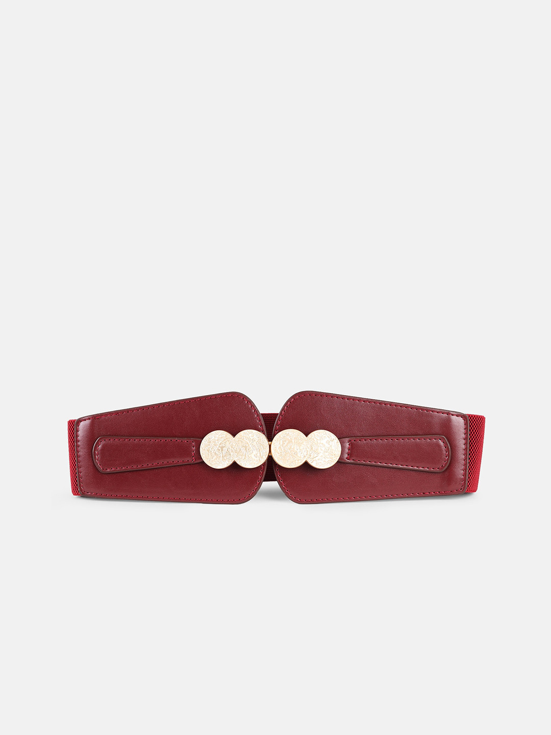 Buy Kazo Women Maroon Solid PU Belt - Belts for Women 19414076 | Myntra