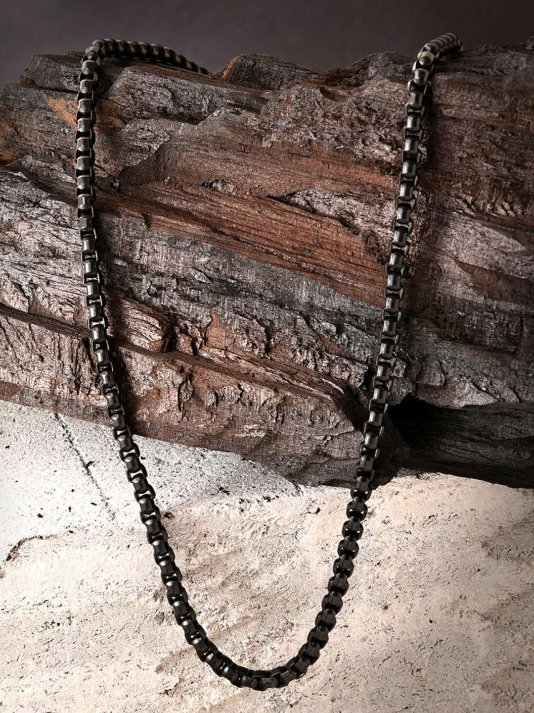 Buy The Bro Code Men Black Brass Plated Necklace - Necklace And Chains ...