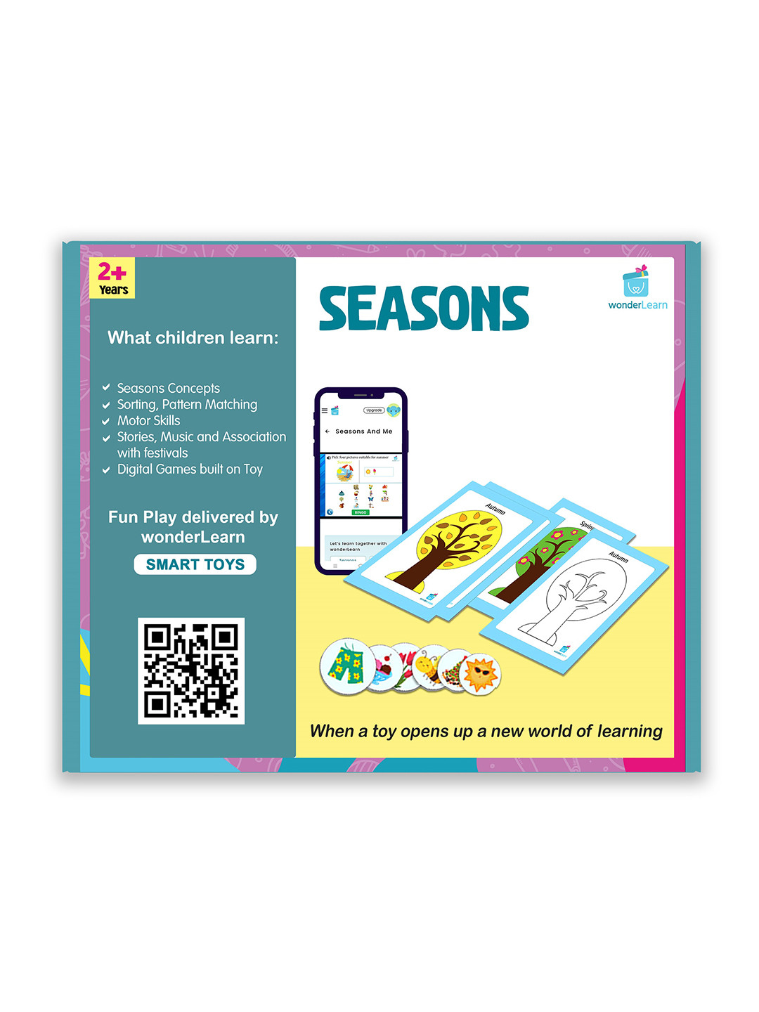 Buy WonderLearn Kids Purple & White Printed Wonder Learn The Four ...