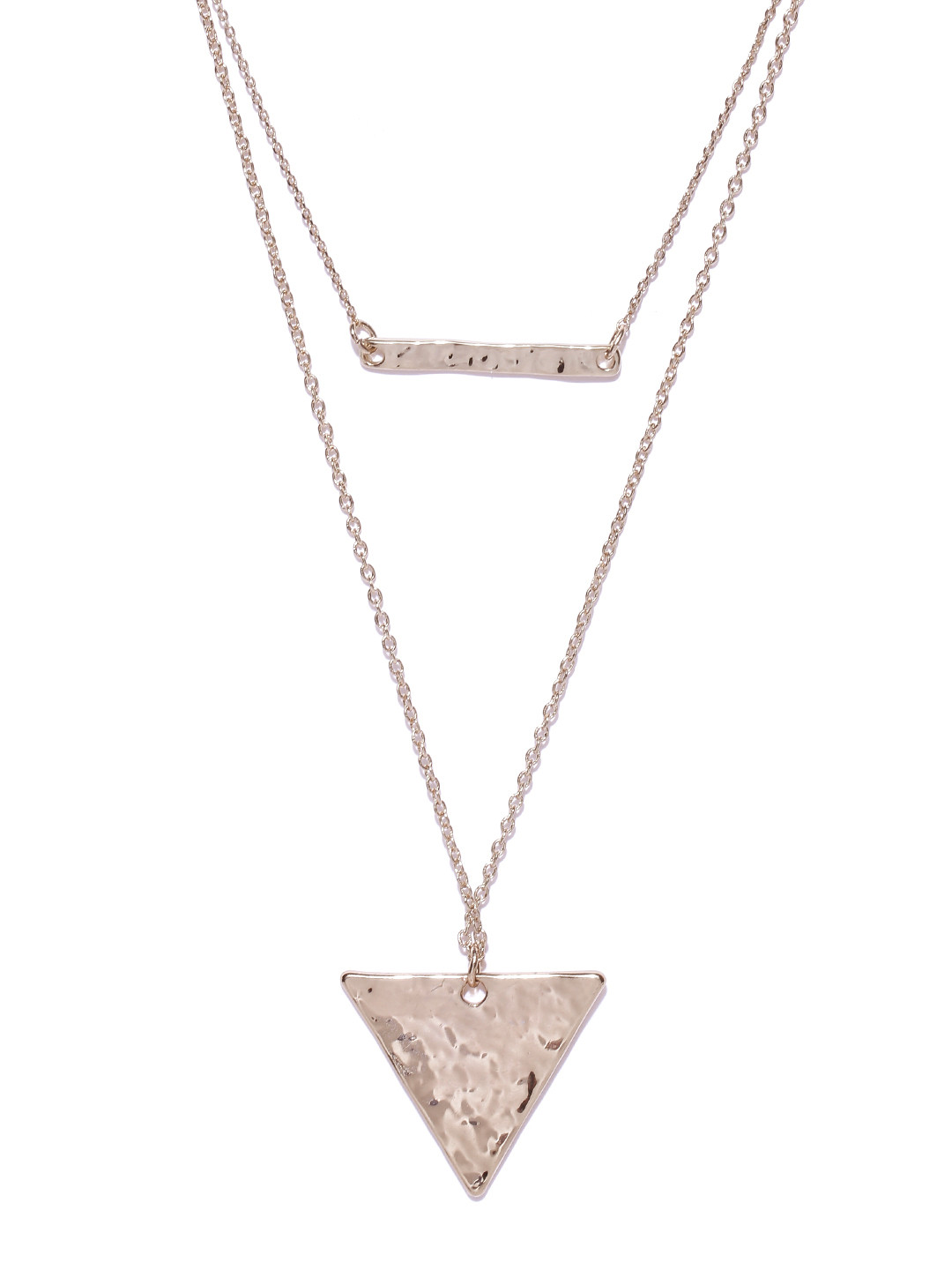 Buy Being Human Jewellery Gold Toned Layered Necklace - Necklace And ...