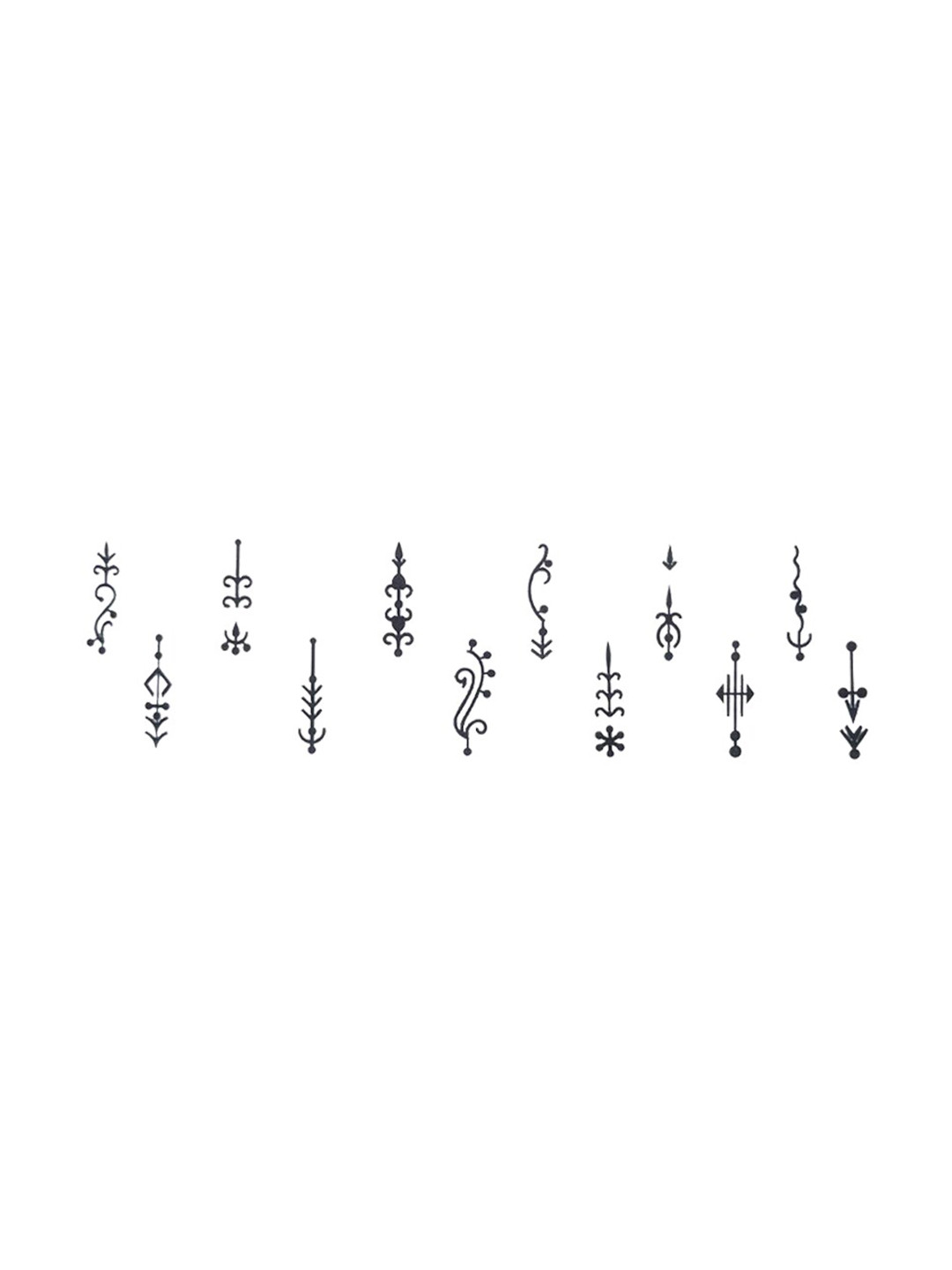 Buy Comet Busters Black Handcrafted Traditional Designer Bindis ...