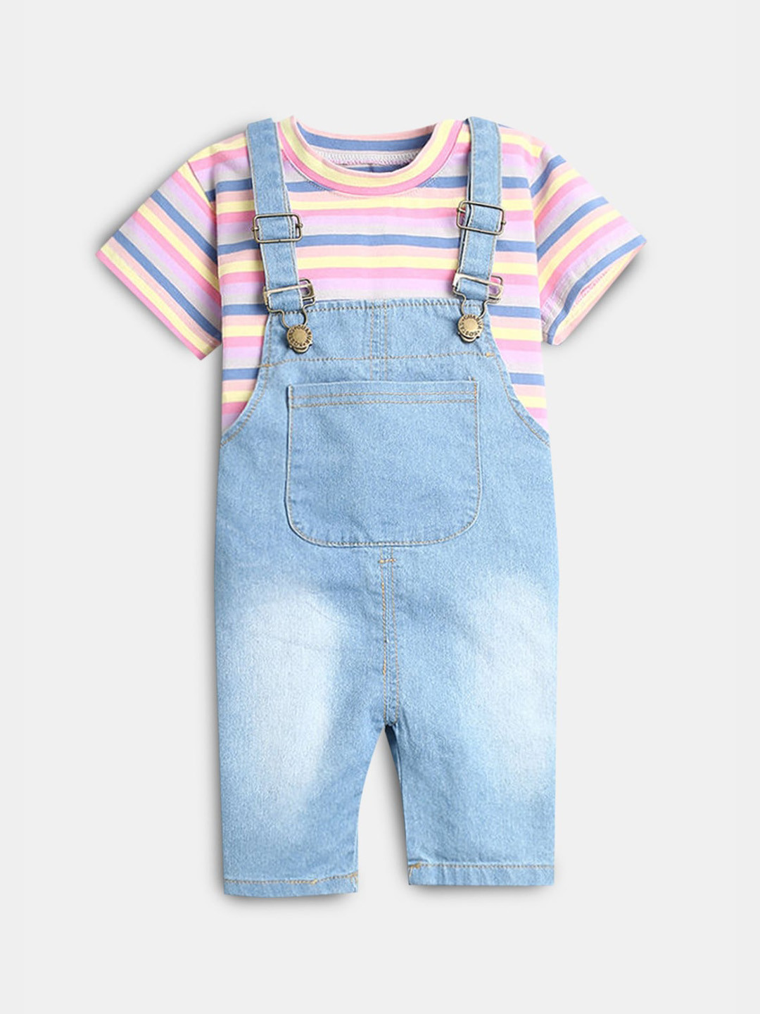 Buy Hopscotch Boys Pink Striped Clothing Set - Clothing Set for Boys ...