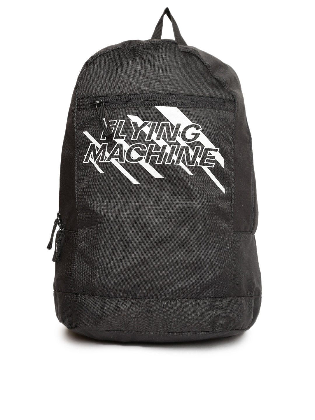 Buy Flying Machine Men Black Brand Logo Printed Backpack - Backpacks ...