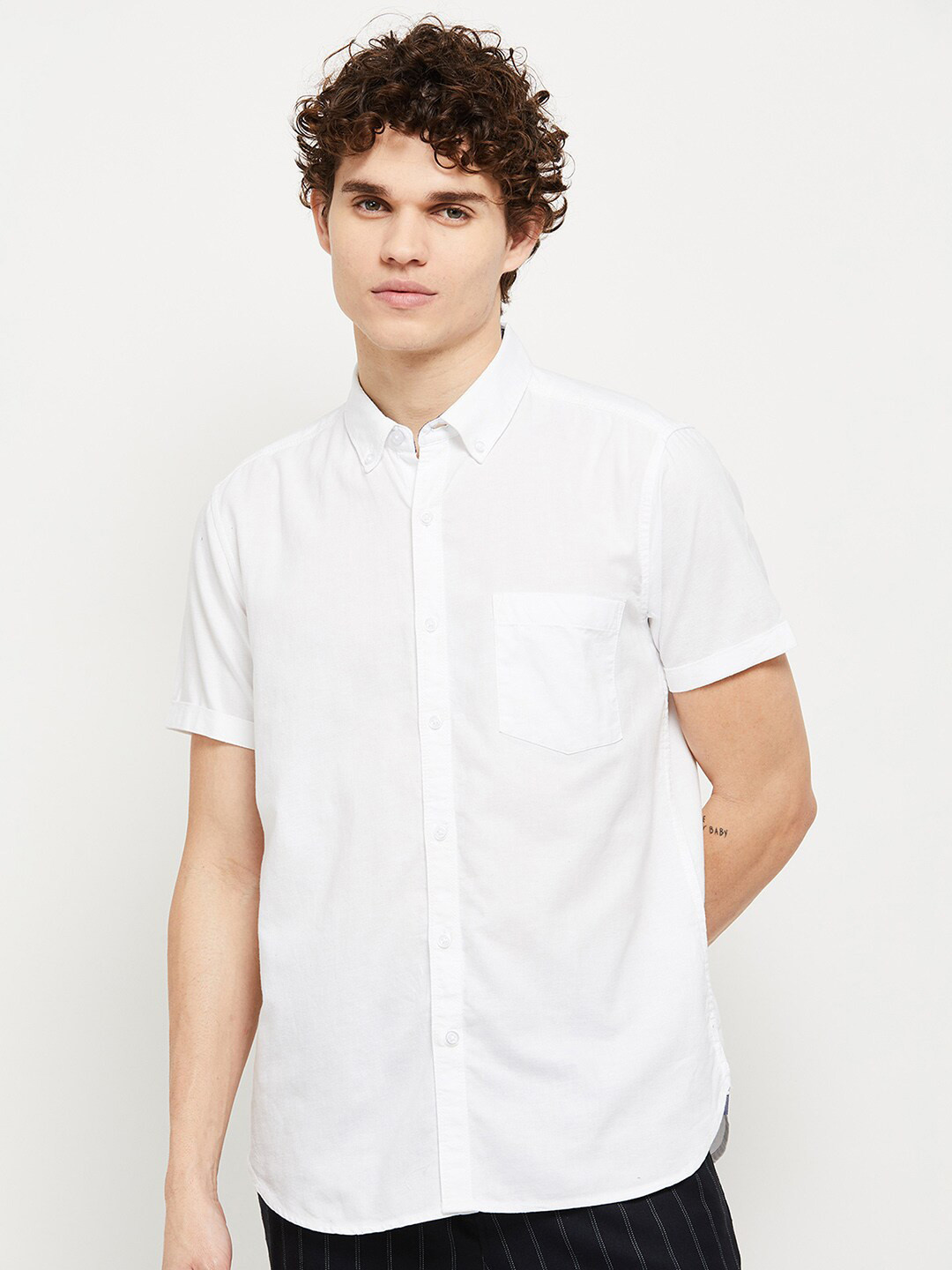 Buy Max Men White Casual Shirt - Shirts for Men 19430470 | Myntra