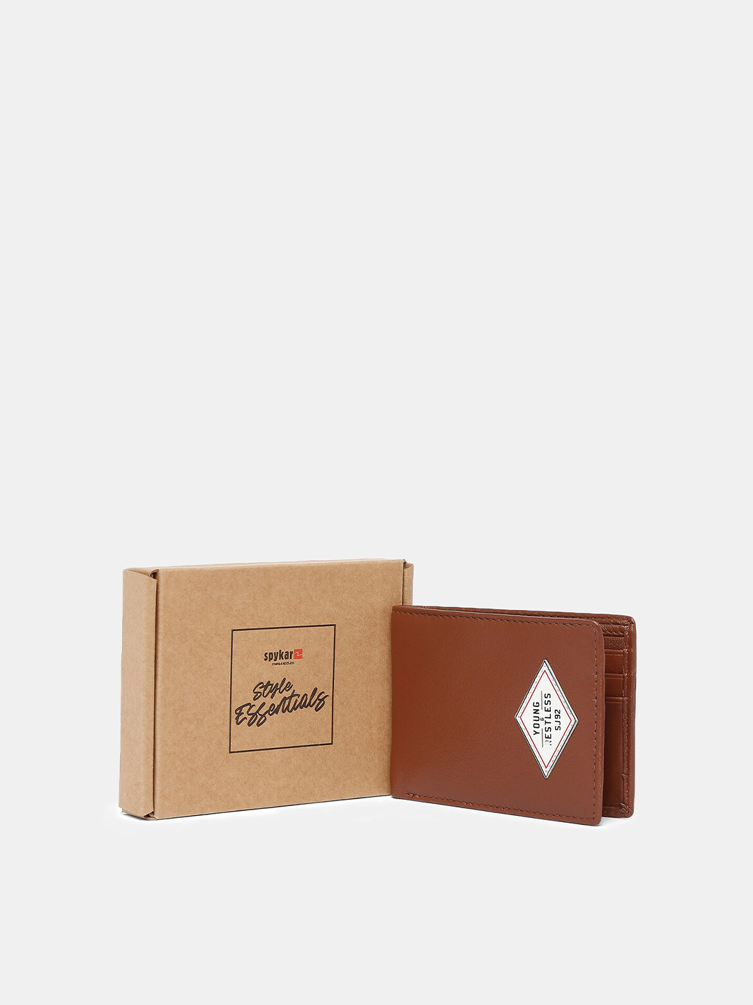Buy SPYKAR Men Tan Leather Two Fold Wallet - Wallets for Men 19430994 ...