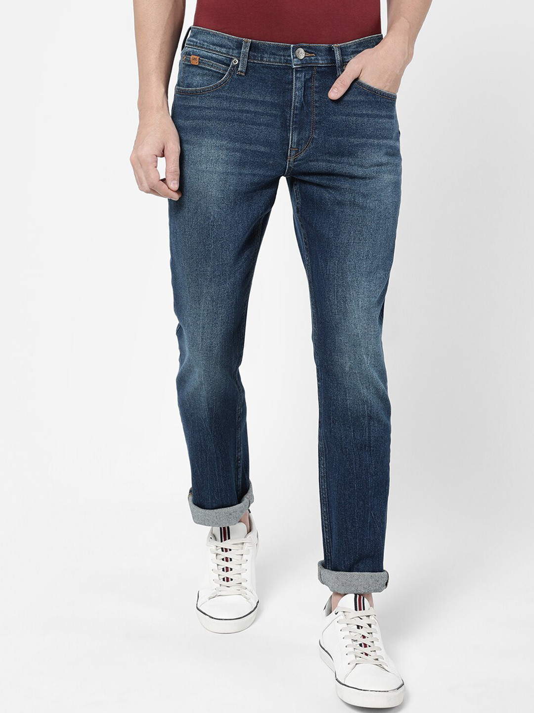 Buy Lee Men Blue Heavy Fade Stretchable Jeans - Jeans for Men 19431394 ...