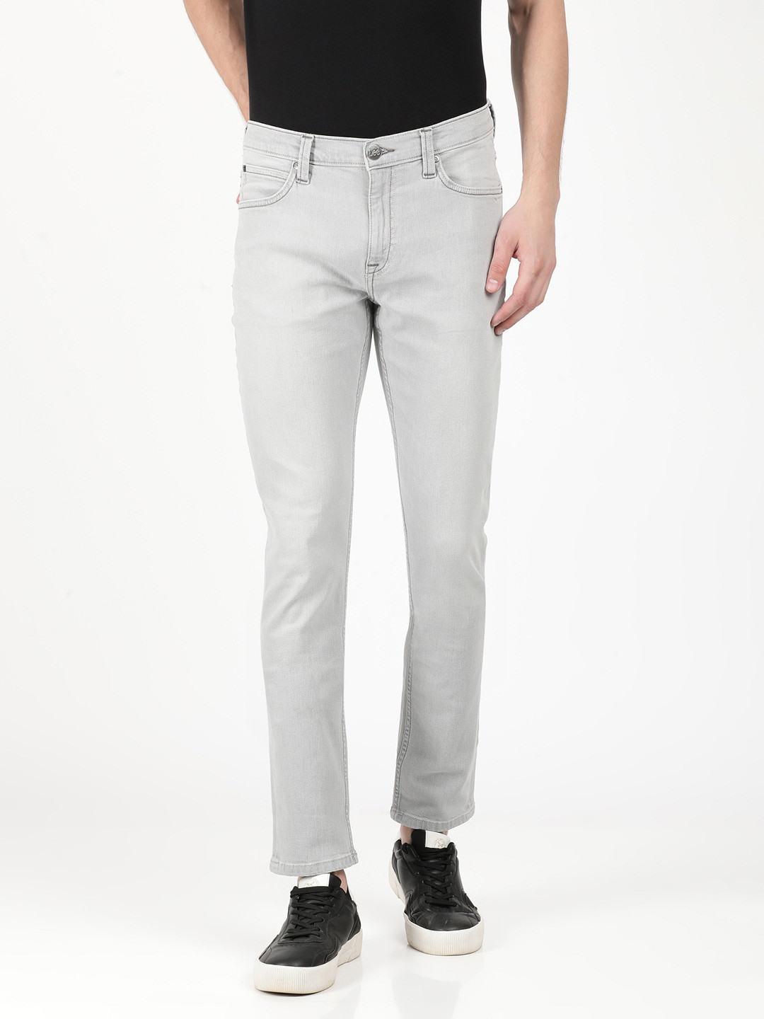 Buy Lee Men Black Bruce Skinny Fit Stretchable Jeans - Jeans for Men ...