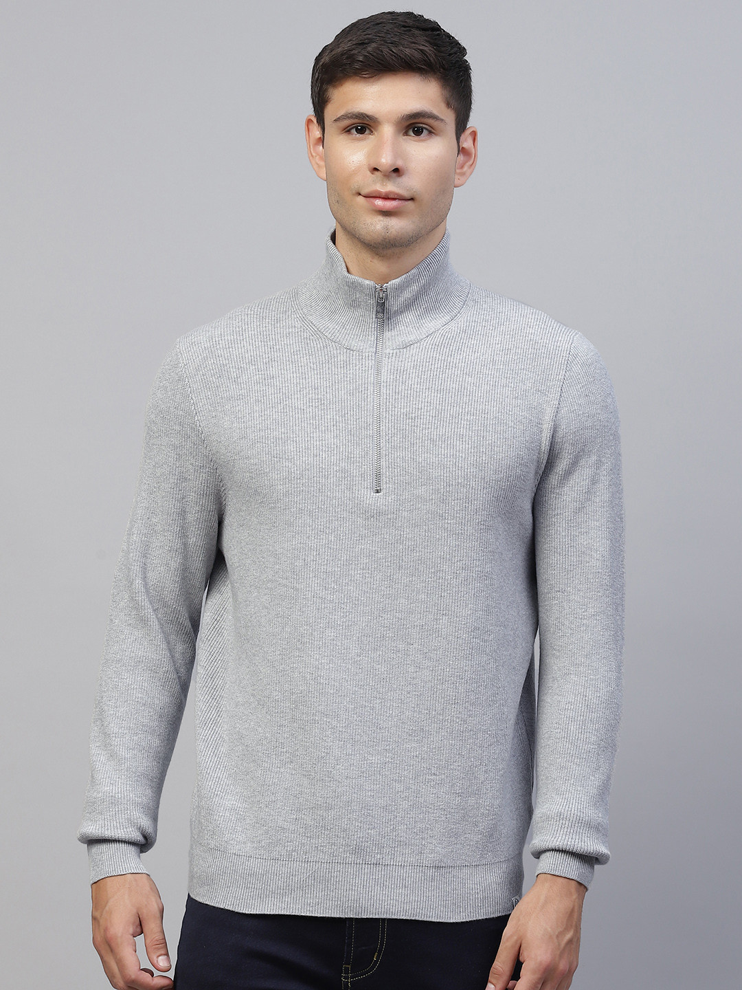 Buy Marks & Spencer Men Grey Pullover - Sweaters for Men 19432312 | Myntra