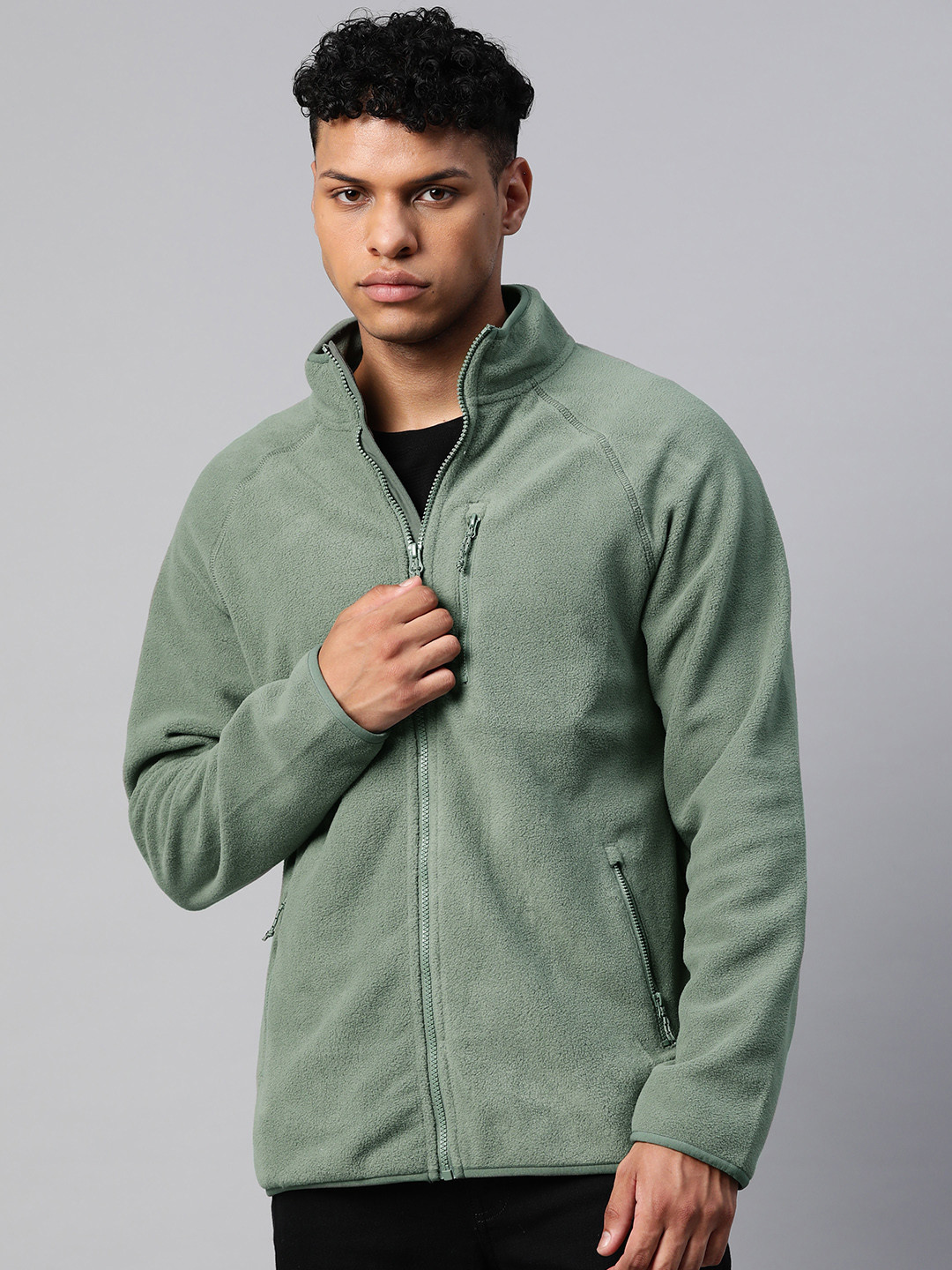 Buy Marks & Spencer Raglan Sleeves Fleece Tailored Jacket - Jackets for ...