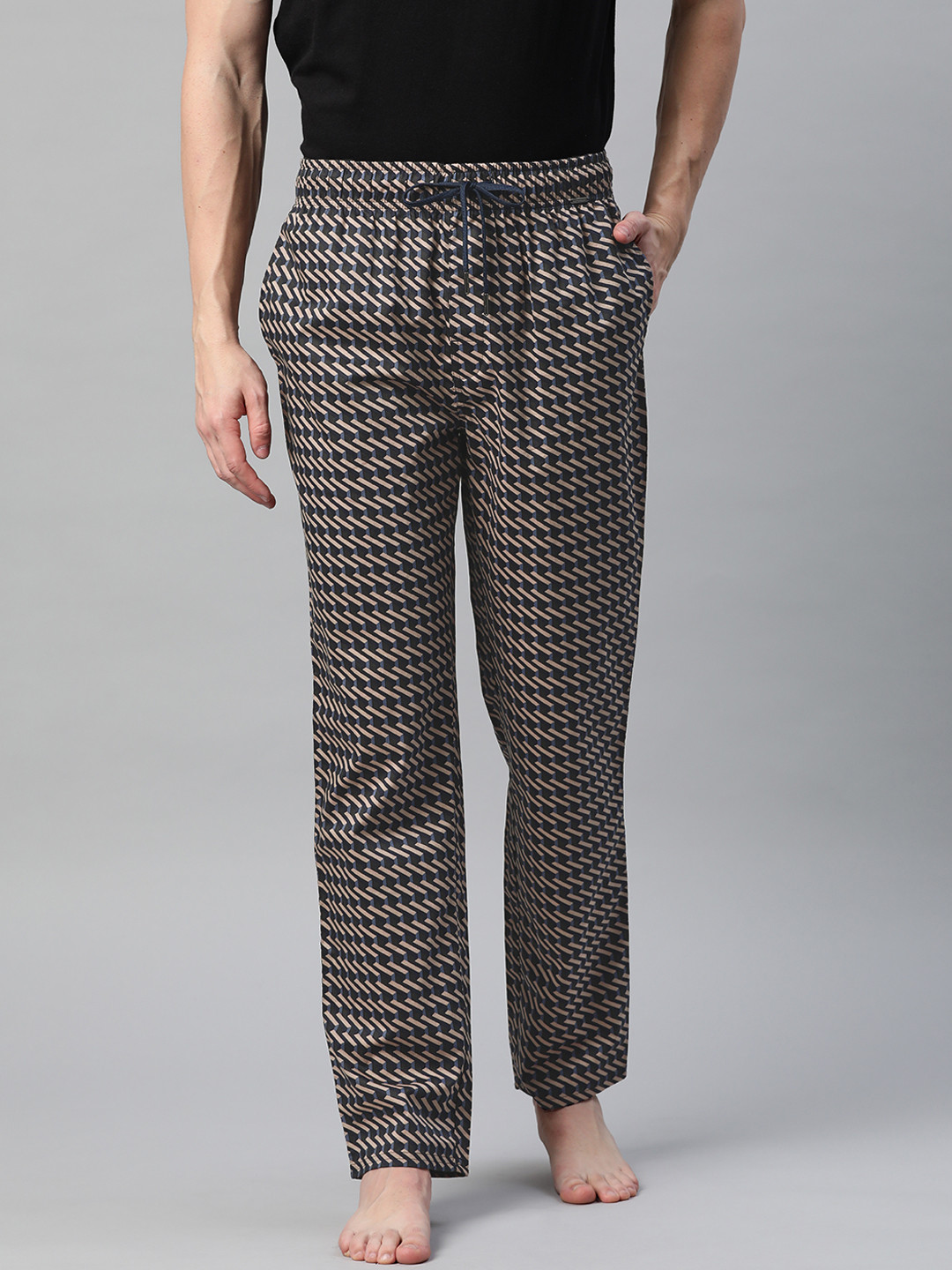 Buy Marks & Spencer Men Printed Lounge Pants - Lounge Pants for Men ...