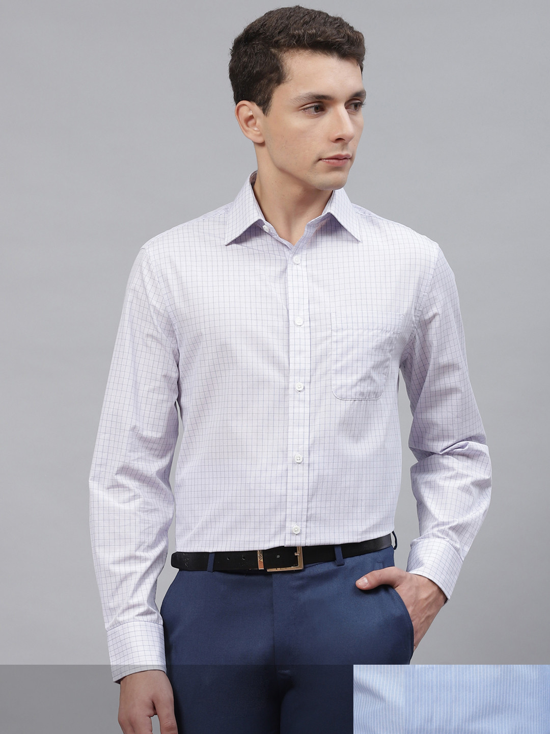 Buy Marks & Spencer Men Pack Of 2 Pure Cotton Formal Shirt - Shirts for ...