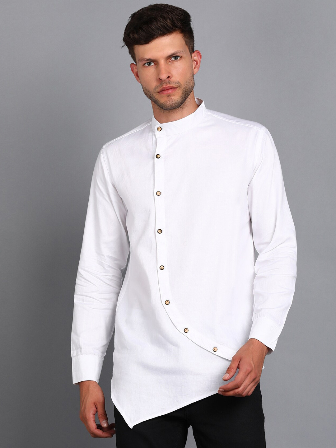 Buy A Okay Men White Casual Shirt - Shirts for Men 19433564 | Myntra