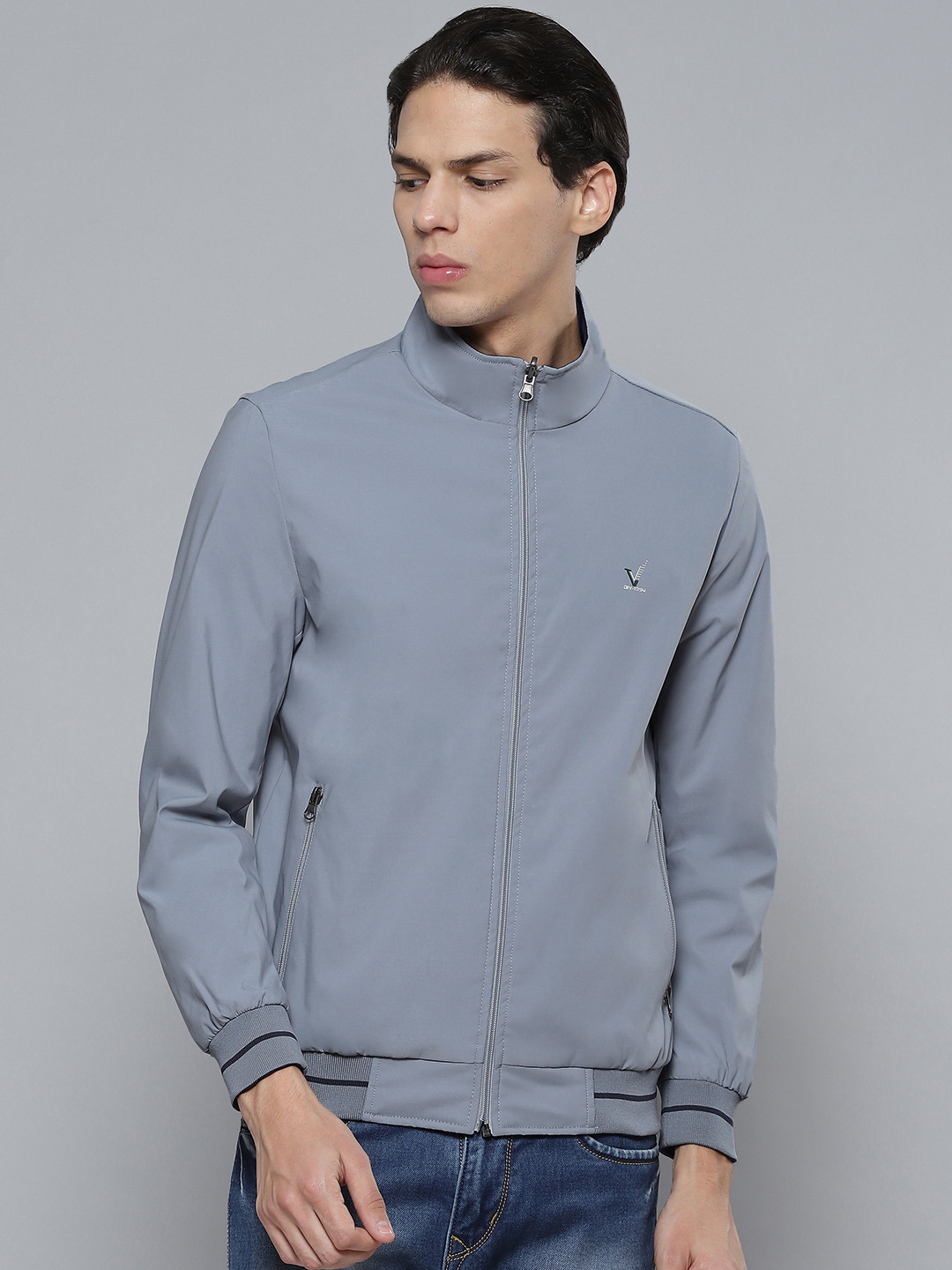 Buy Fort Collins Men Blue Reversible Tailored Jacket - Jackets for Men ...