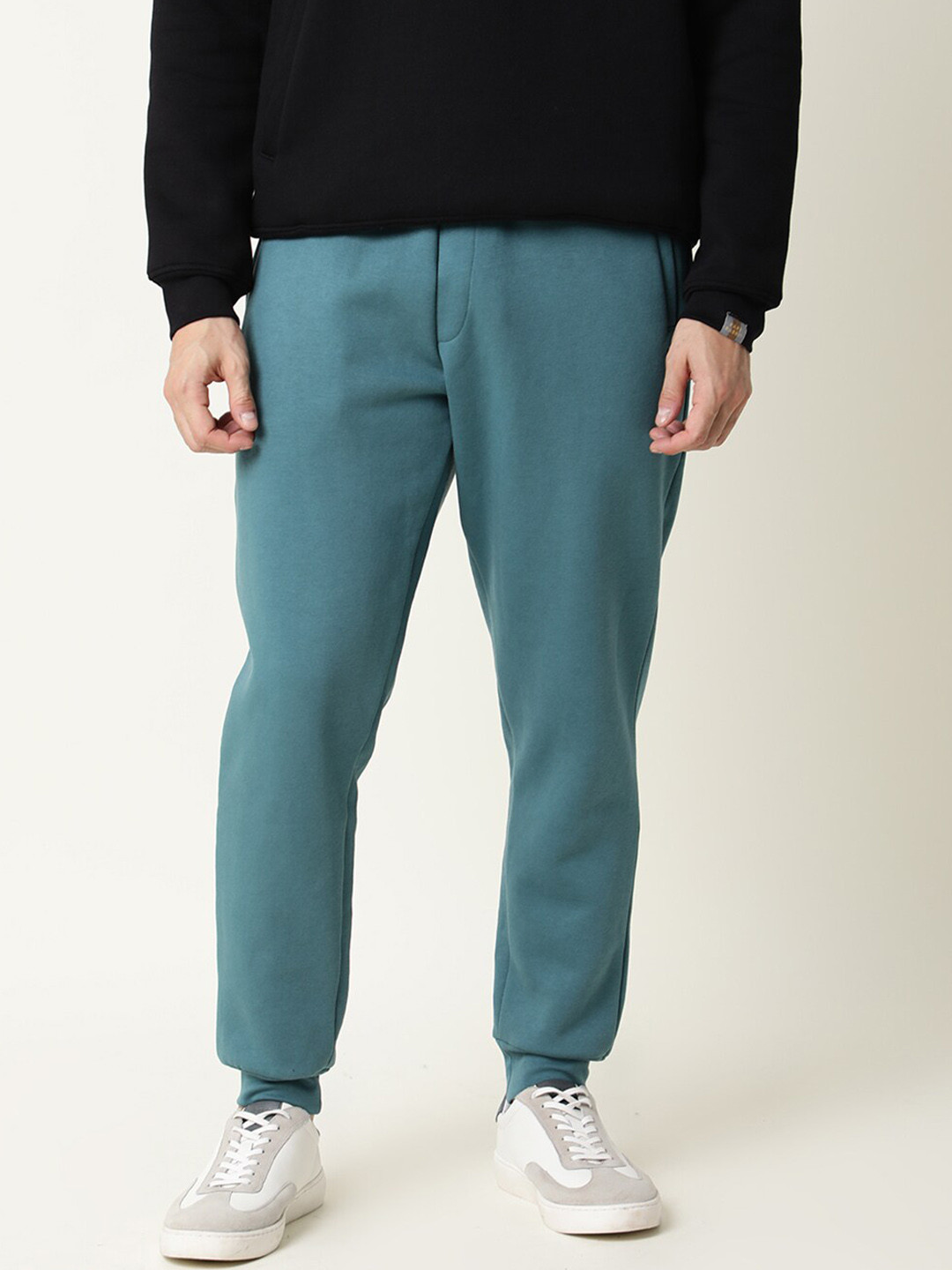 Buy RARE RABBIT Men Chase Slim Fit Solid Cotton Track Pant - Track ...