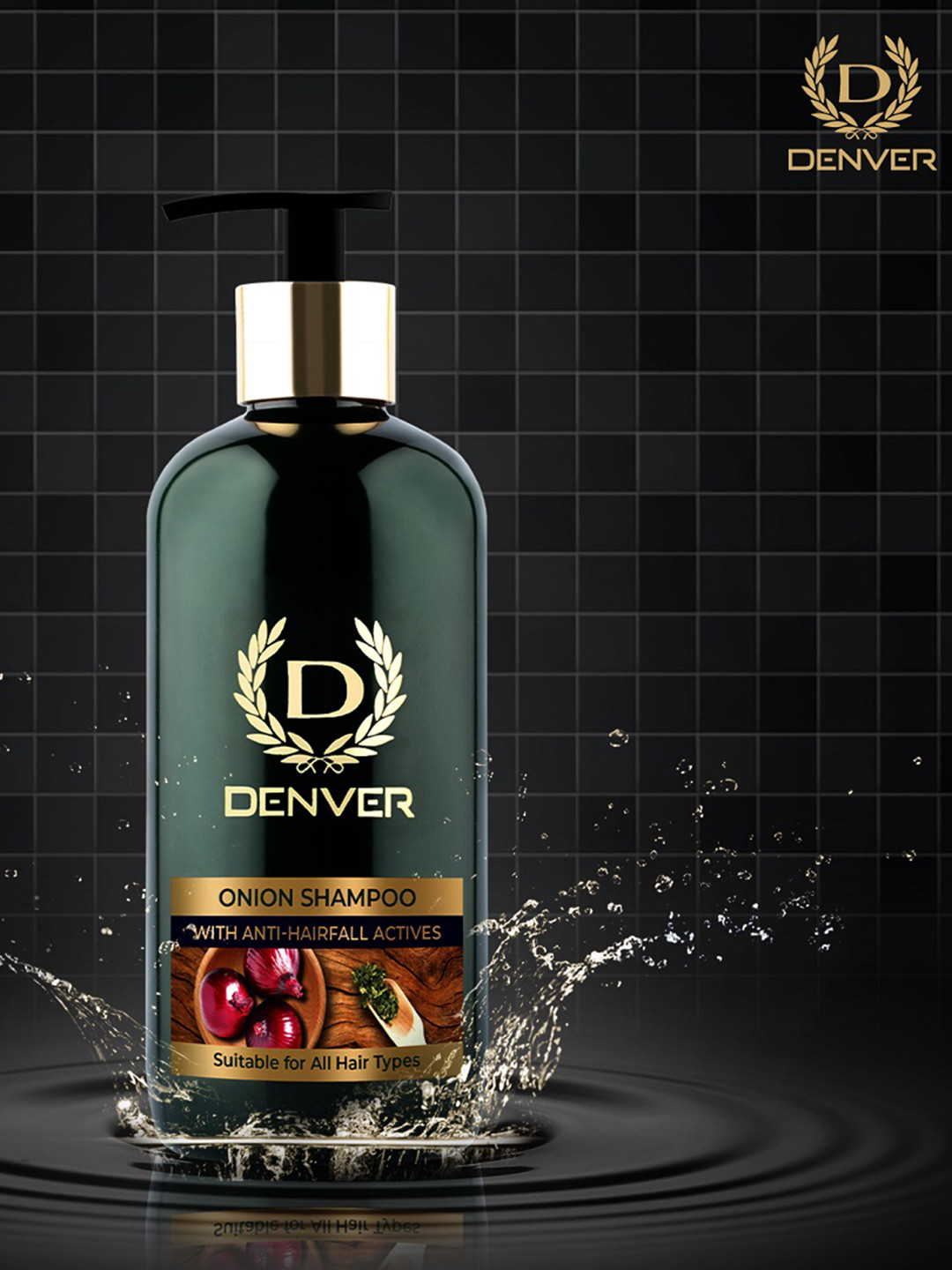 Buy Denver Onion Shampoo With Anti Hairfall Actives For All Hair Types ...