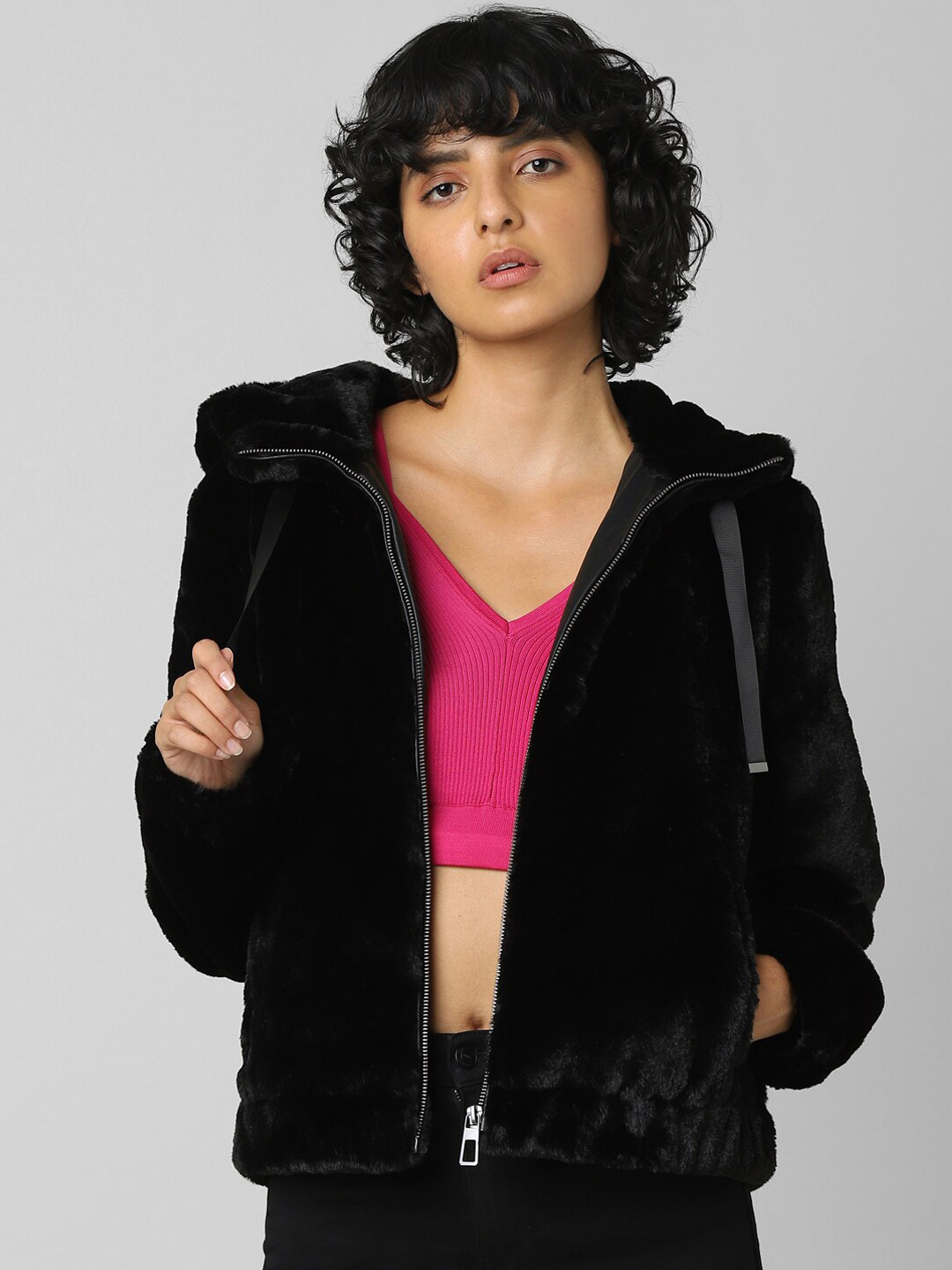 Buy ONLY Women Black Bomber Jacket - Jackets for Women 19458436 | Myntra