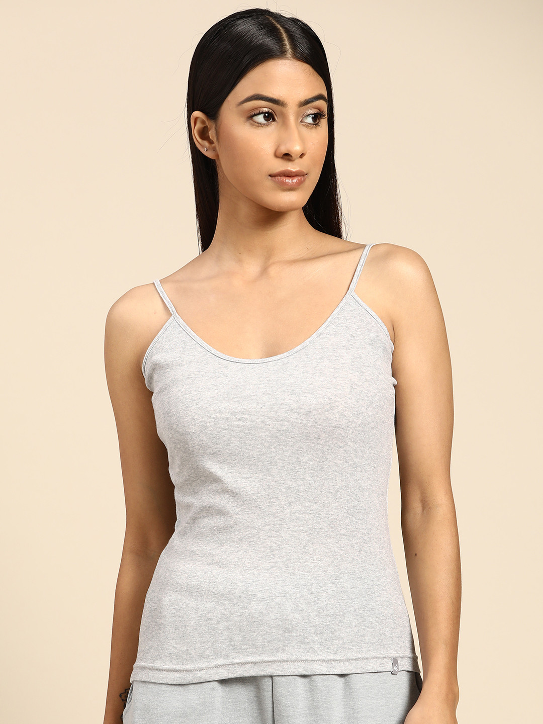 Buy Jockey Cotton Rib Camisole With Adjustable Straps And StayFresh ...