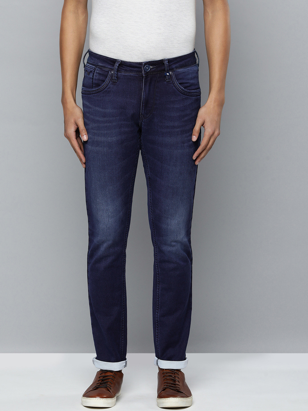 Buy Lawman Pg3 Men Blue Skinny Fit Light Fade Stretchable Jeans - Jeans ...