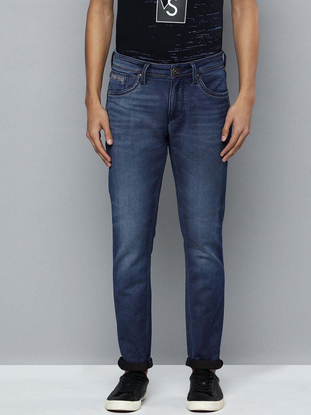 Buy Lawman Pg3 Men Blue Skinny Fit Light Fade Stretchable Jeans - Jeans ...