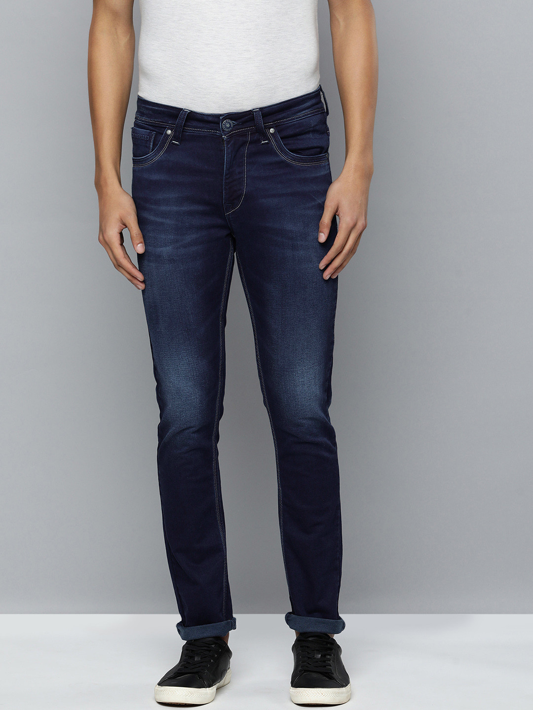 Buy Lawman Pg3 Men Blue Skinny Fit Light Fade Stretchable Jeans - Jeans ...