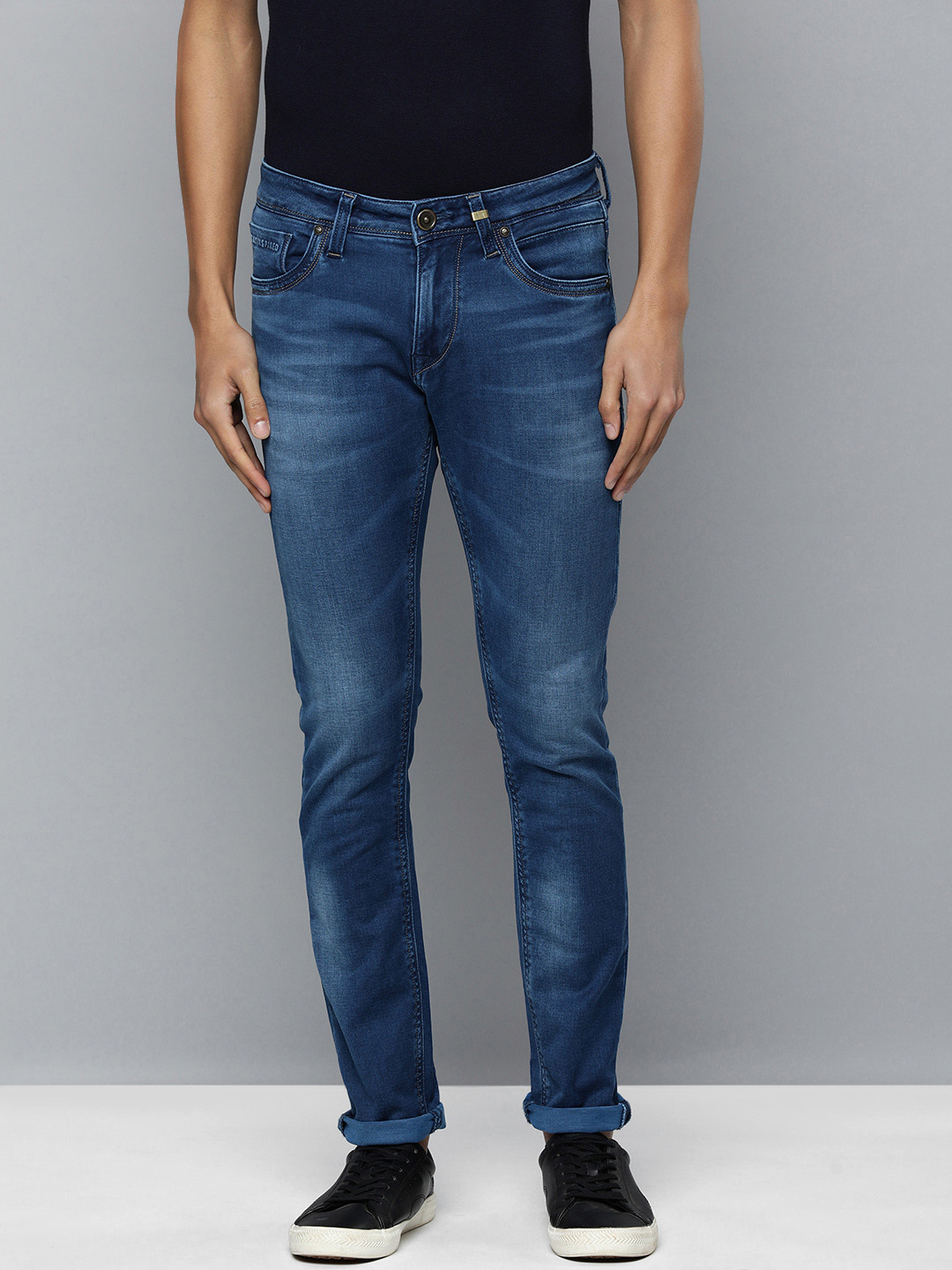 Buy Lawman Pg3 Men Blue Skinny Fit Light Fade Stretchable Jeans - Jeans ...