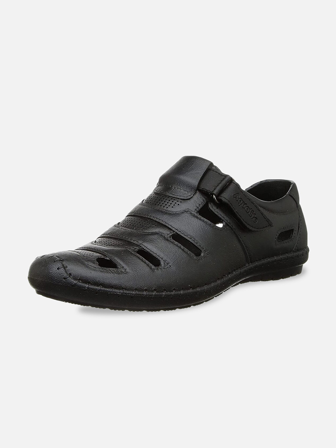 Buy Aqualite Men Black Waterproof PVC Shoe Style Sandals - Sandals for ...