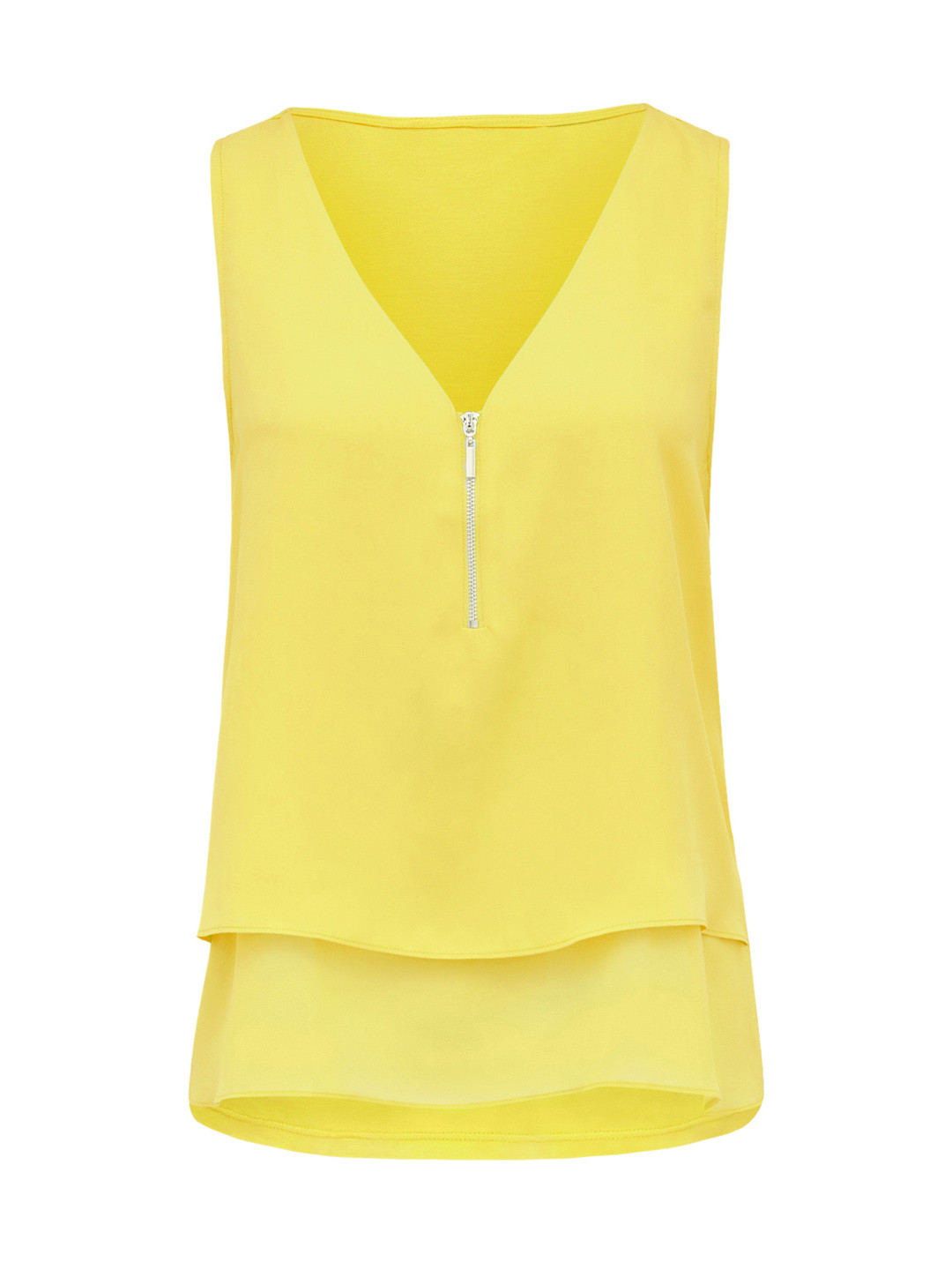 Buy Forever New Women Yellow Solid Top - Tops for Women 1948816 | Myntra