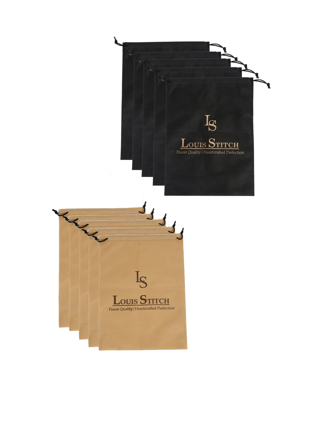 Buy LOUIS STITCH Men Set Of 10 Solid Shoe Organiser - Shoe Accessories ...