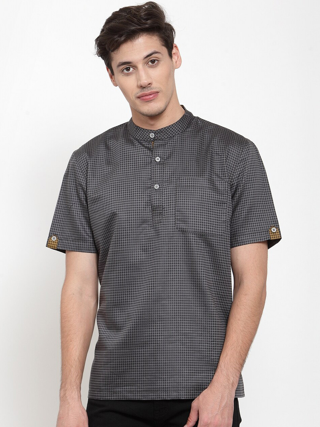 Buy NEUDIS Men Grey Short Pathani Kurta - Kurtas for Men 19538786 | Myntra