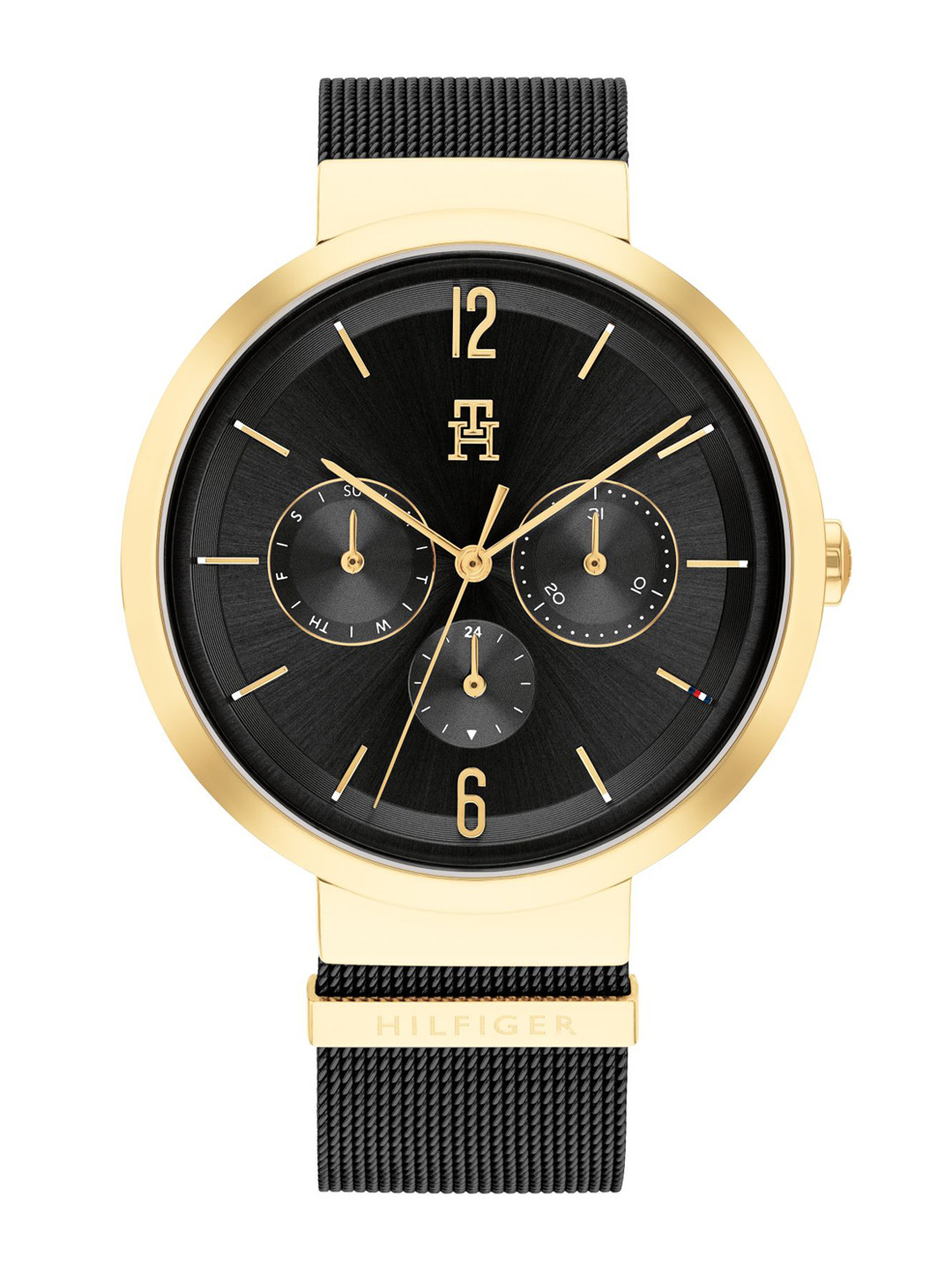 Buy Tommy Hilfiger Women Black Dial & Analogue Watch TH1782540 BLACK ...