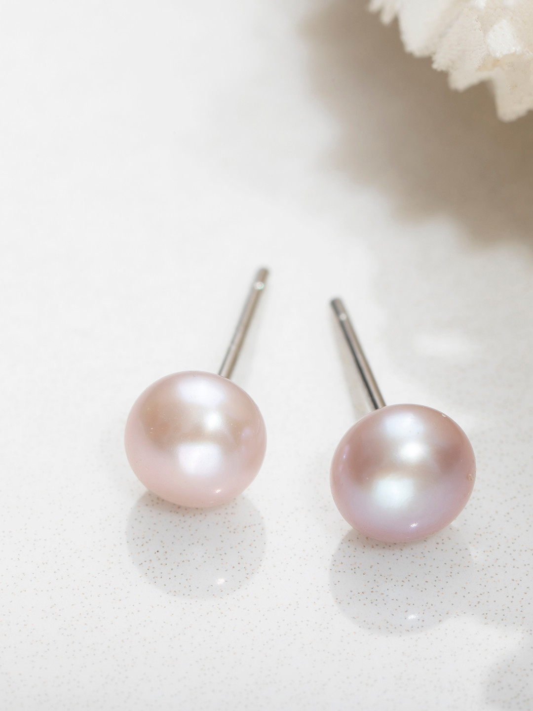 Buy Zavya 925 Sterling Silver Pink Spherical Studs - Earrings for Women ...