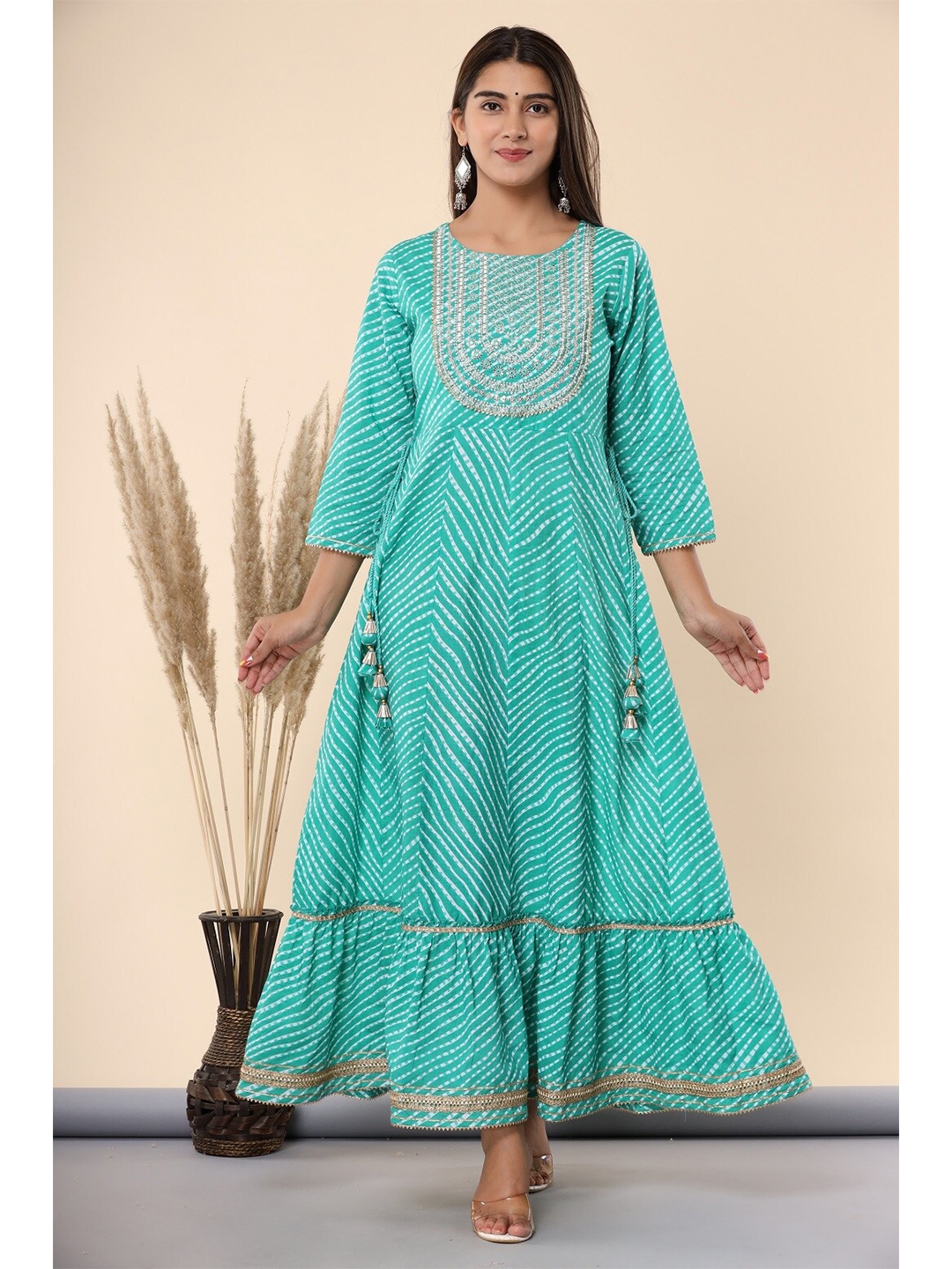 Buy Juniper Green Ethnic Maxi Dress Ethnic Dresses For Women 19561124