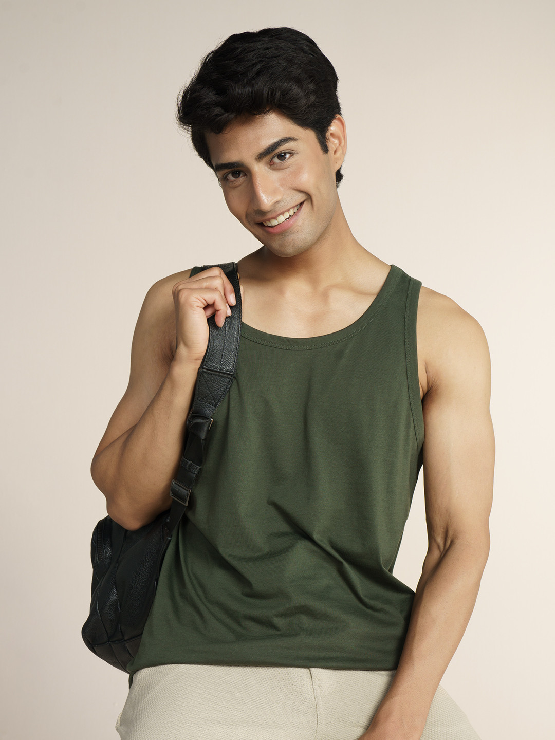 Buy DAMENSCH NEO Cool Pure Cotton Regular Fit Tank Lounge T Shirt ...