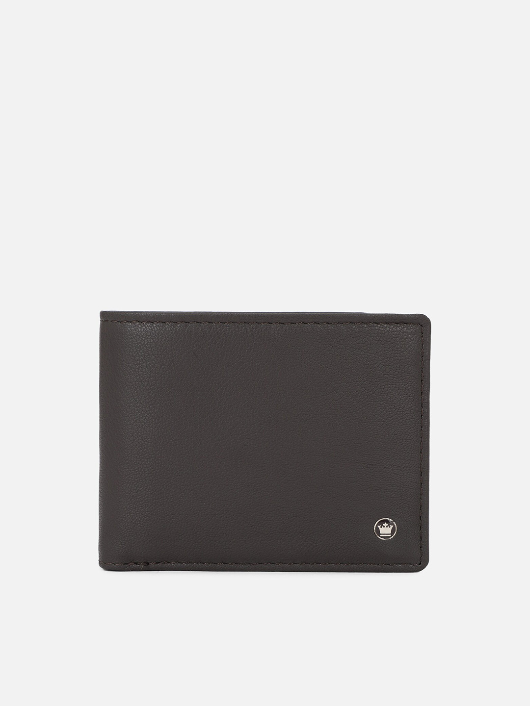 Buy Louis Philippe Men Grey Leather Two Fold Wallet - Wallets for Men ...