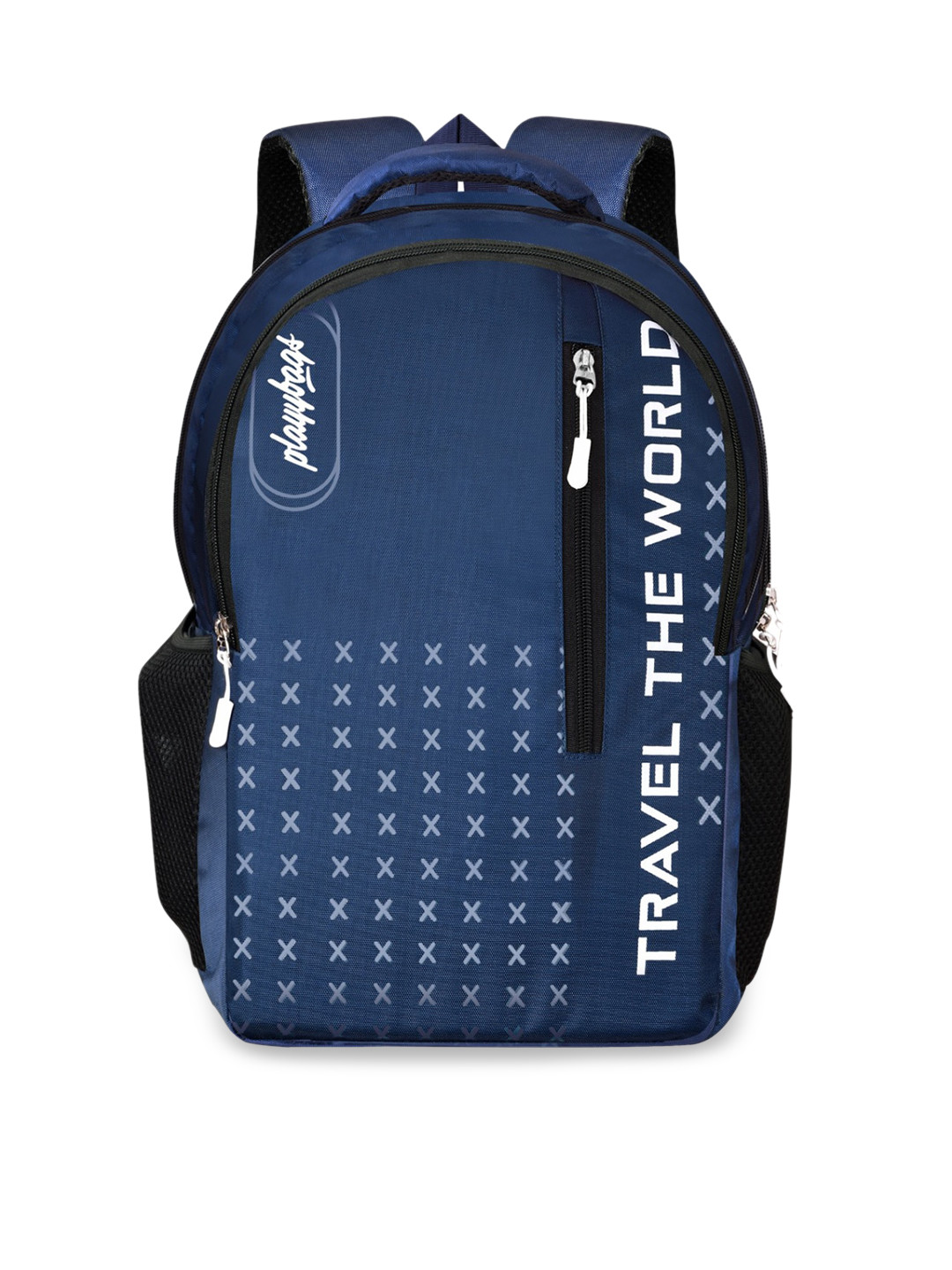 Buy PLAYYBAGS Unisex Blue & White Backpack - Backpacks for Unisex ...