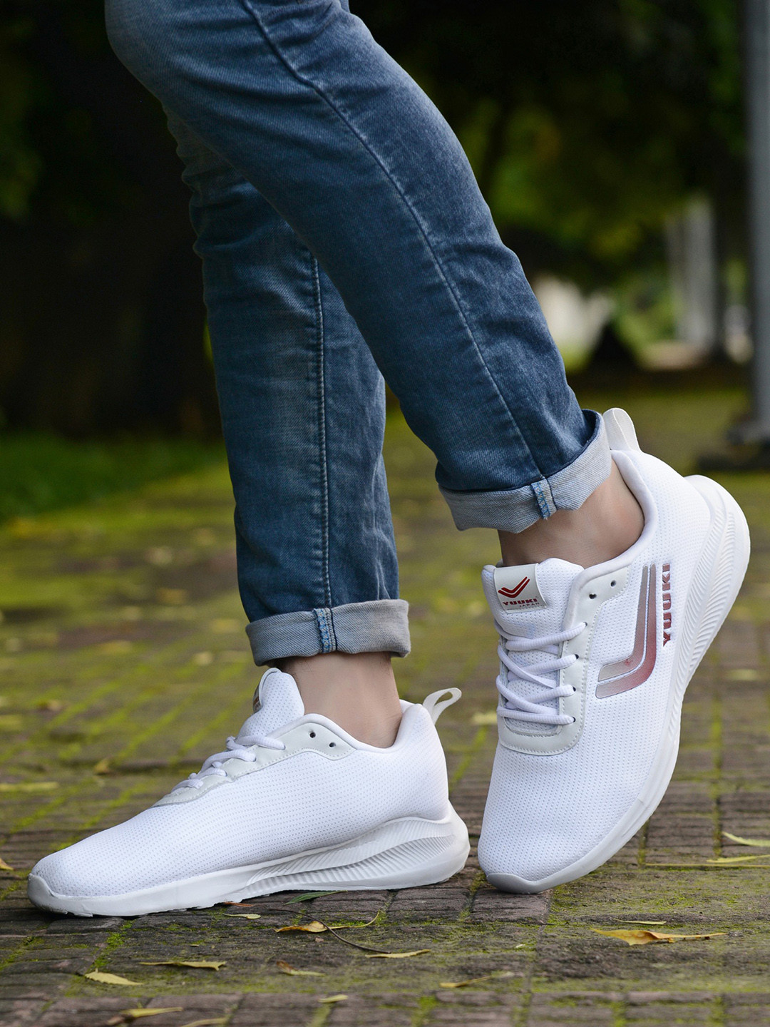 Buy Yuuki Men White Mesh Running Shoes - Sports Shoes for Men 19577232 ...